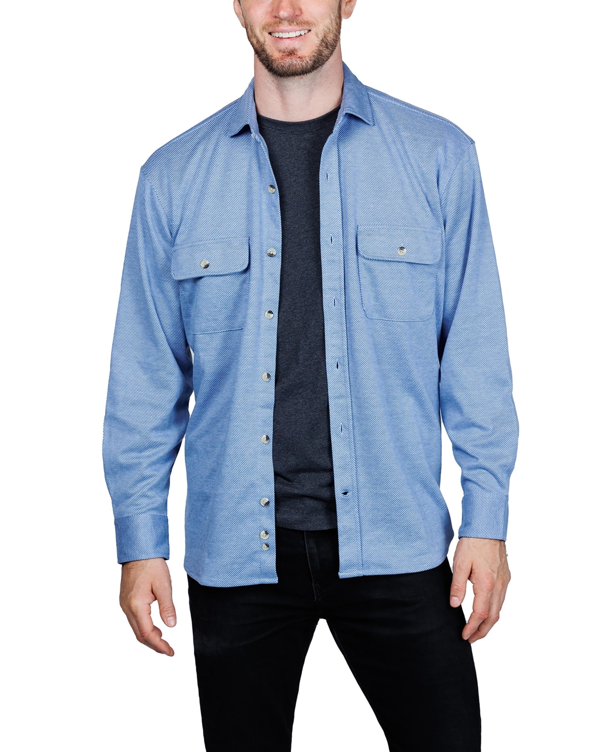 Click here for Tailorbyrd Super Soft Solid Sweater Shirt - Oasis... prices