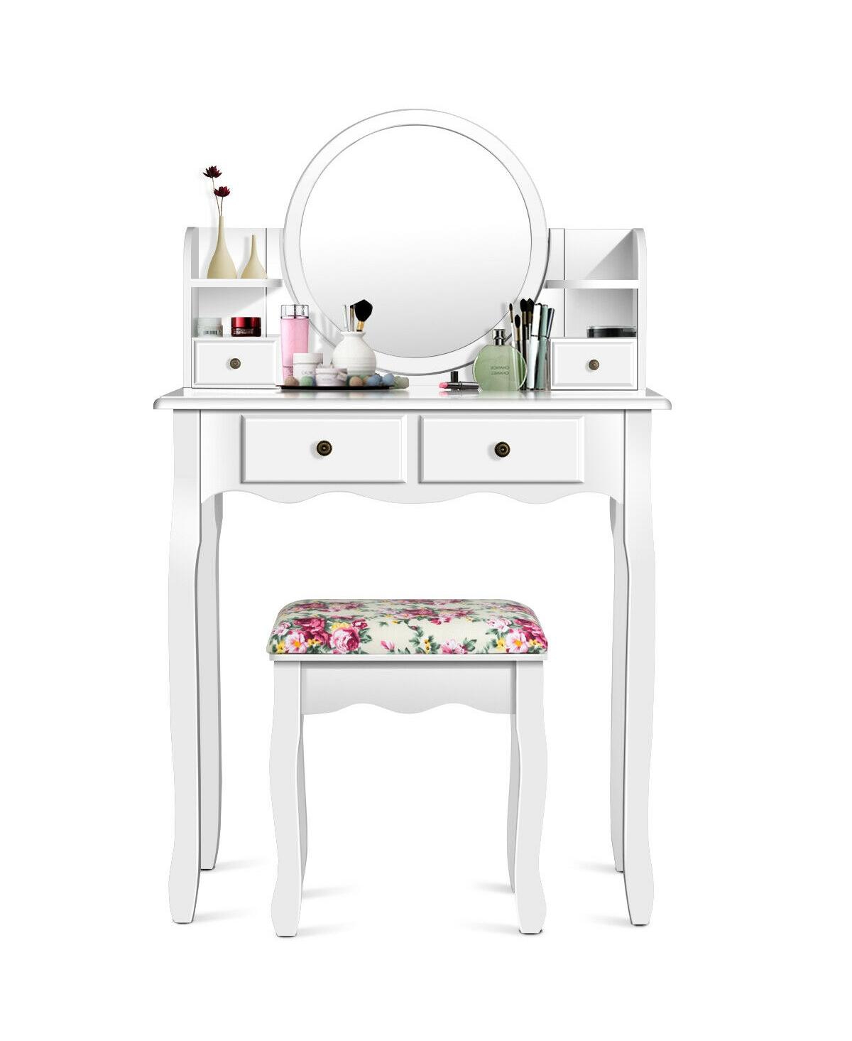 Click here for Volenca Makeup Vanity Table Set with 360° Piv... prices