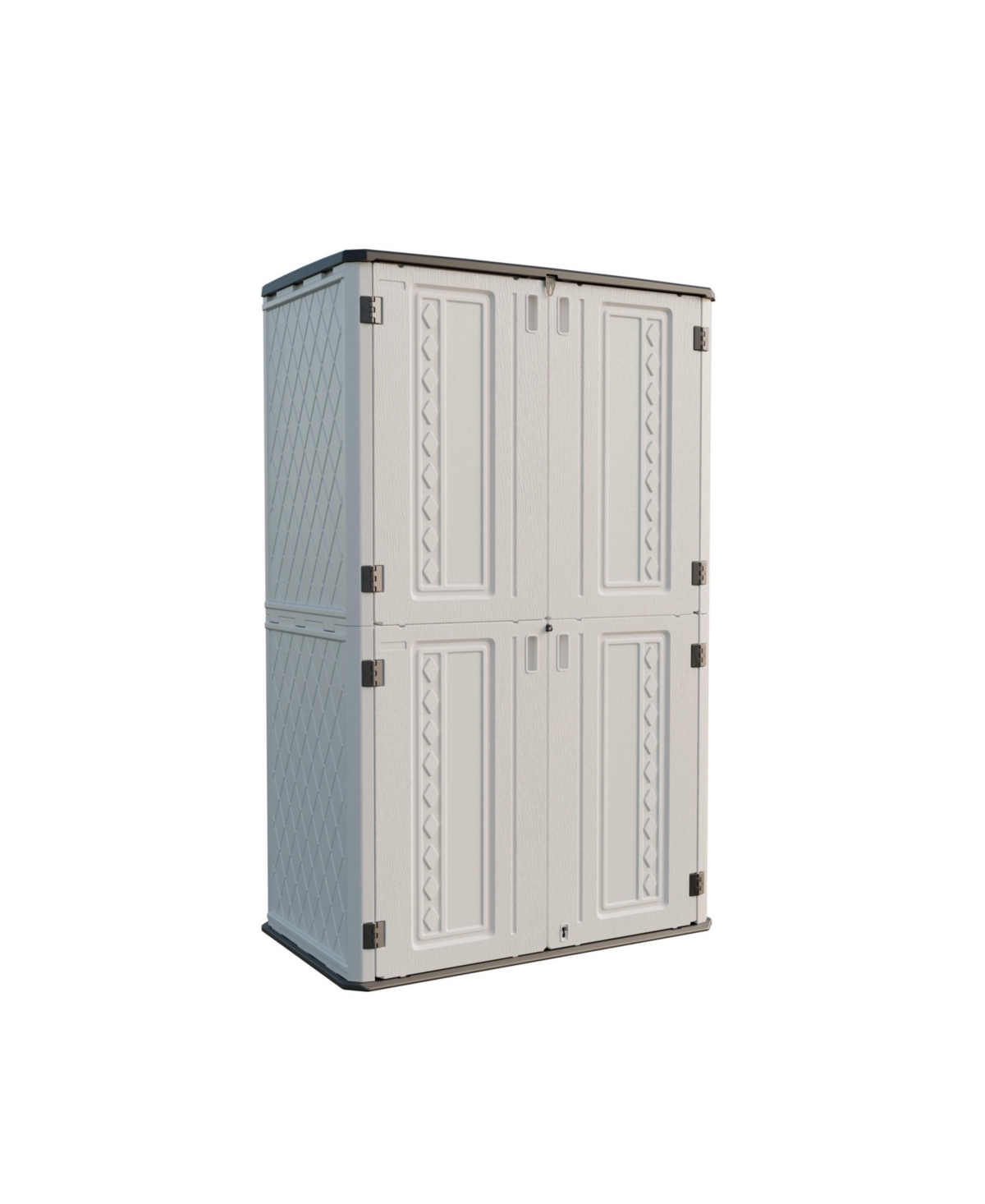 Click here for Outdoor Storage Shed - Tall - White prices