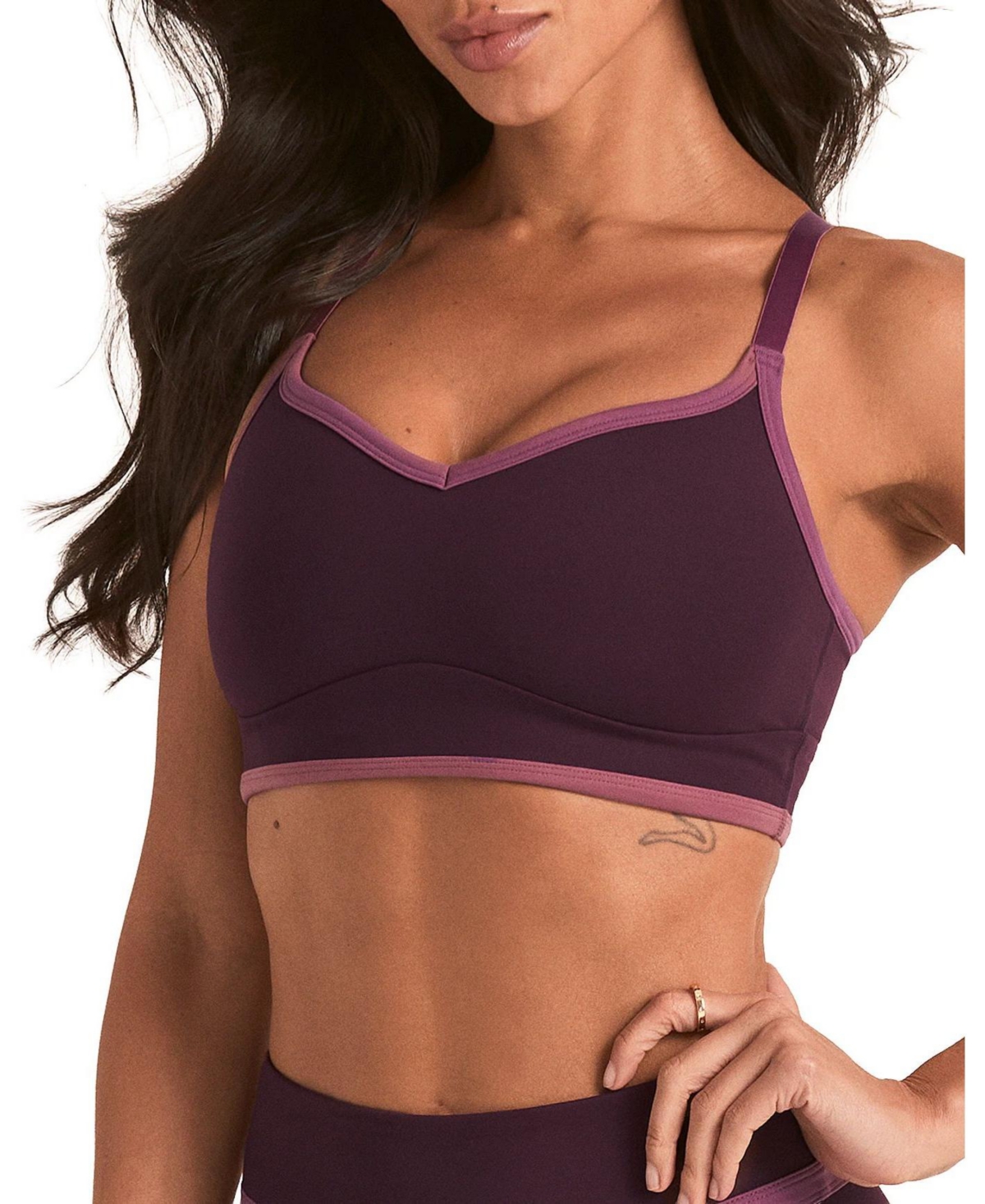 Click here for Adore Me Clarity Womens Sports Bra - Dark purple prices