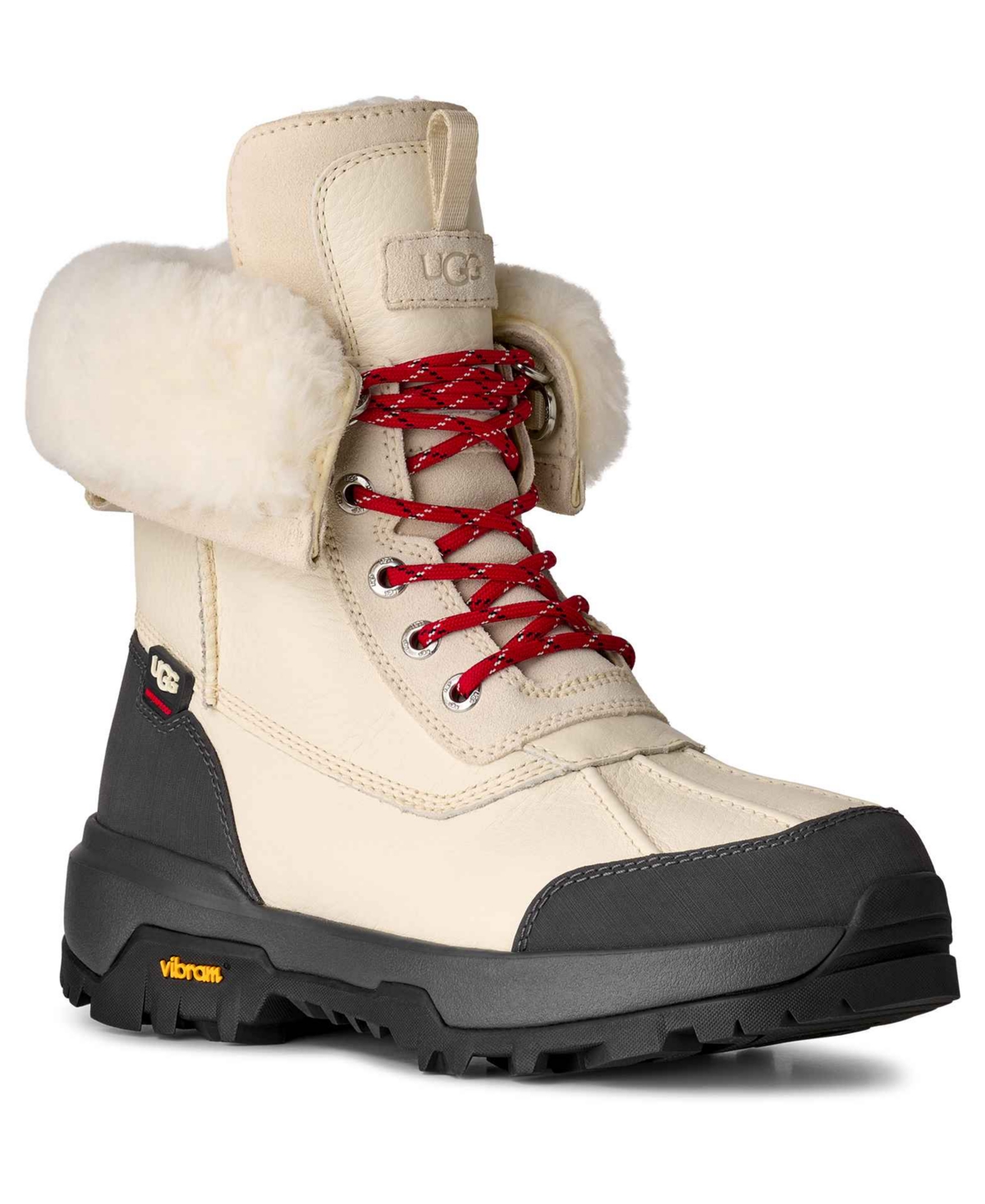 Ugg Womens Adirondack Xxv Round Toe Boots - Plaster