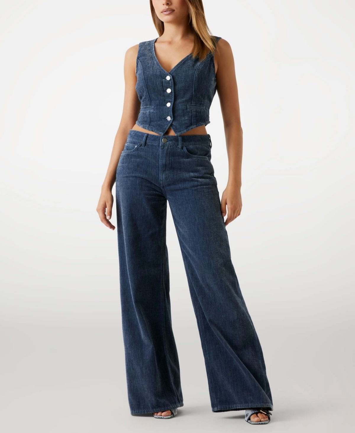 Click here for Guess Womens Bellflower Straight Leg Jeans - Oasis... prices