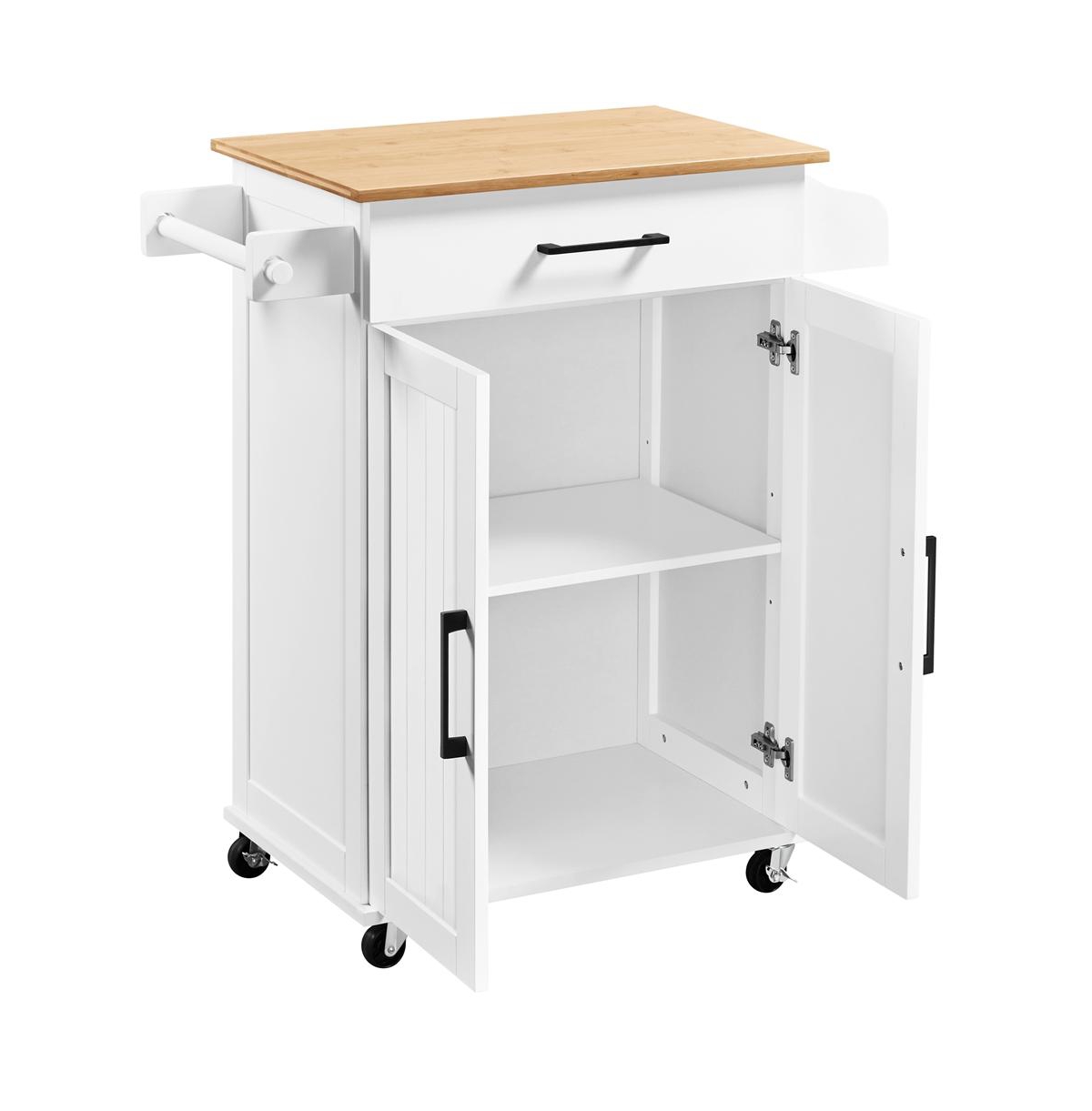 Click here for Yaheetech 35 H Rolling Kitchen Island Cart with Sp... prices