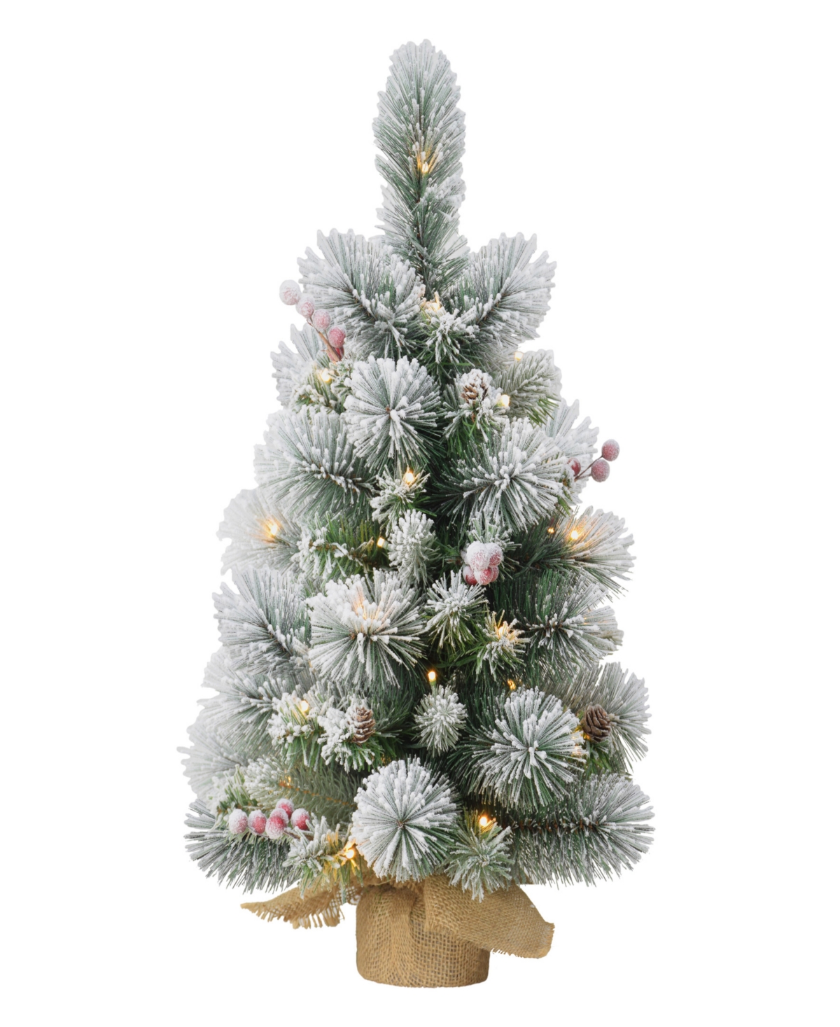 Click here for Puleo 2FT Pre-Lit Table Top Artificial Christmas T... prices