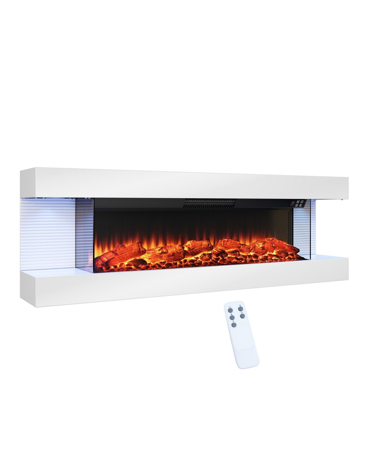 Click here for Clihome Sided Wall Mounted Led Electric Fireplace... prices