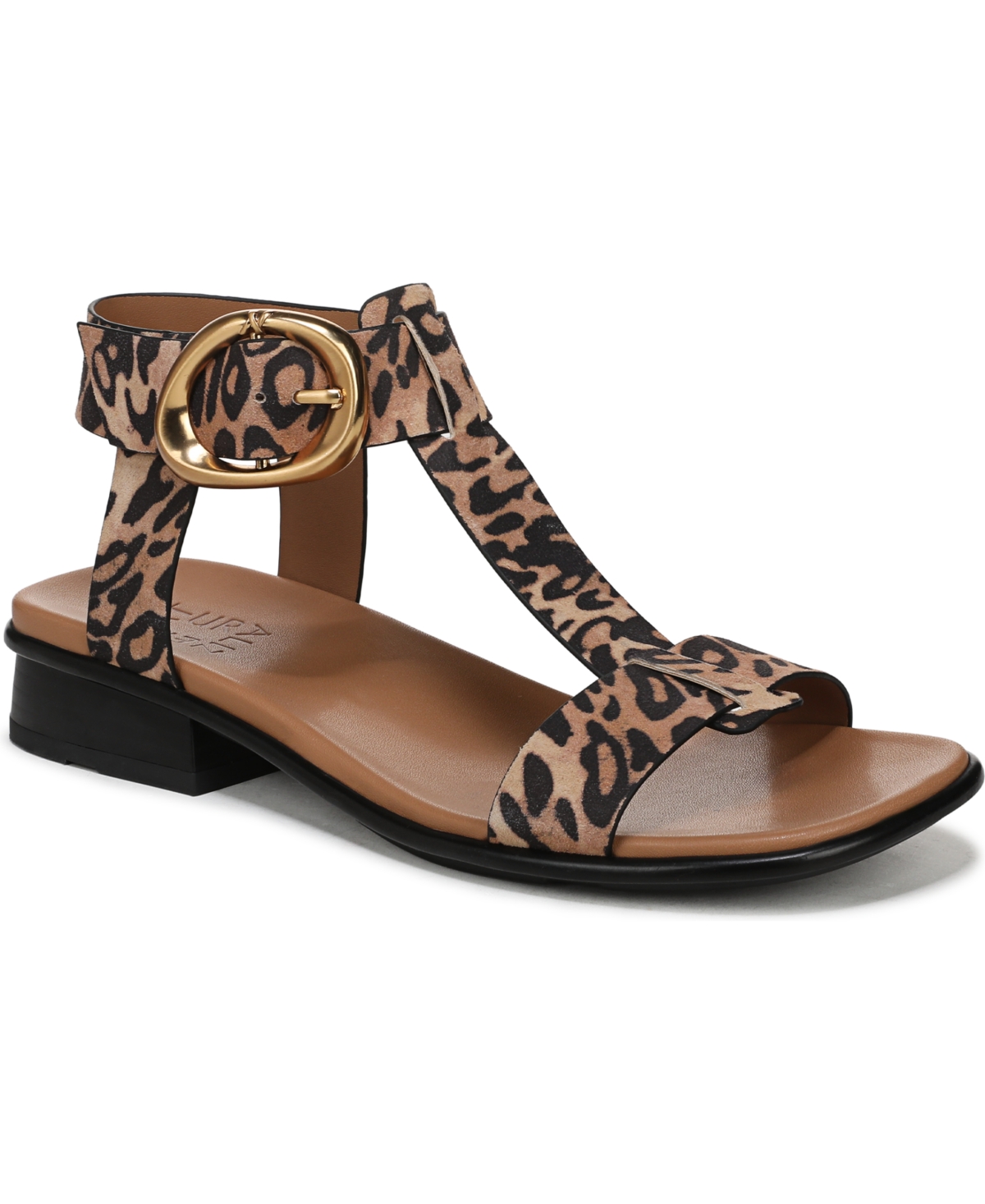 Click here for Naturalizer Womens Brandy T-Strap Block Heel Sanda... prices