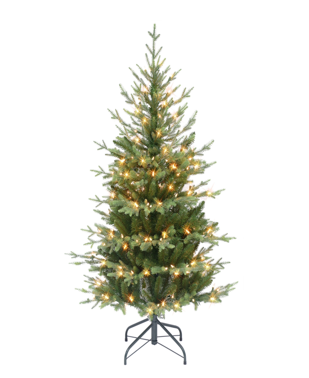 Click here for 4.5 Pre-Lit Slim Balsam Fir Tree with 200 Underwri... prices