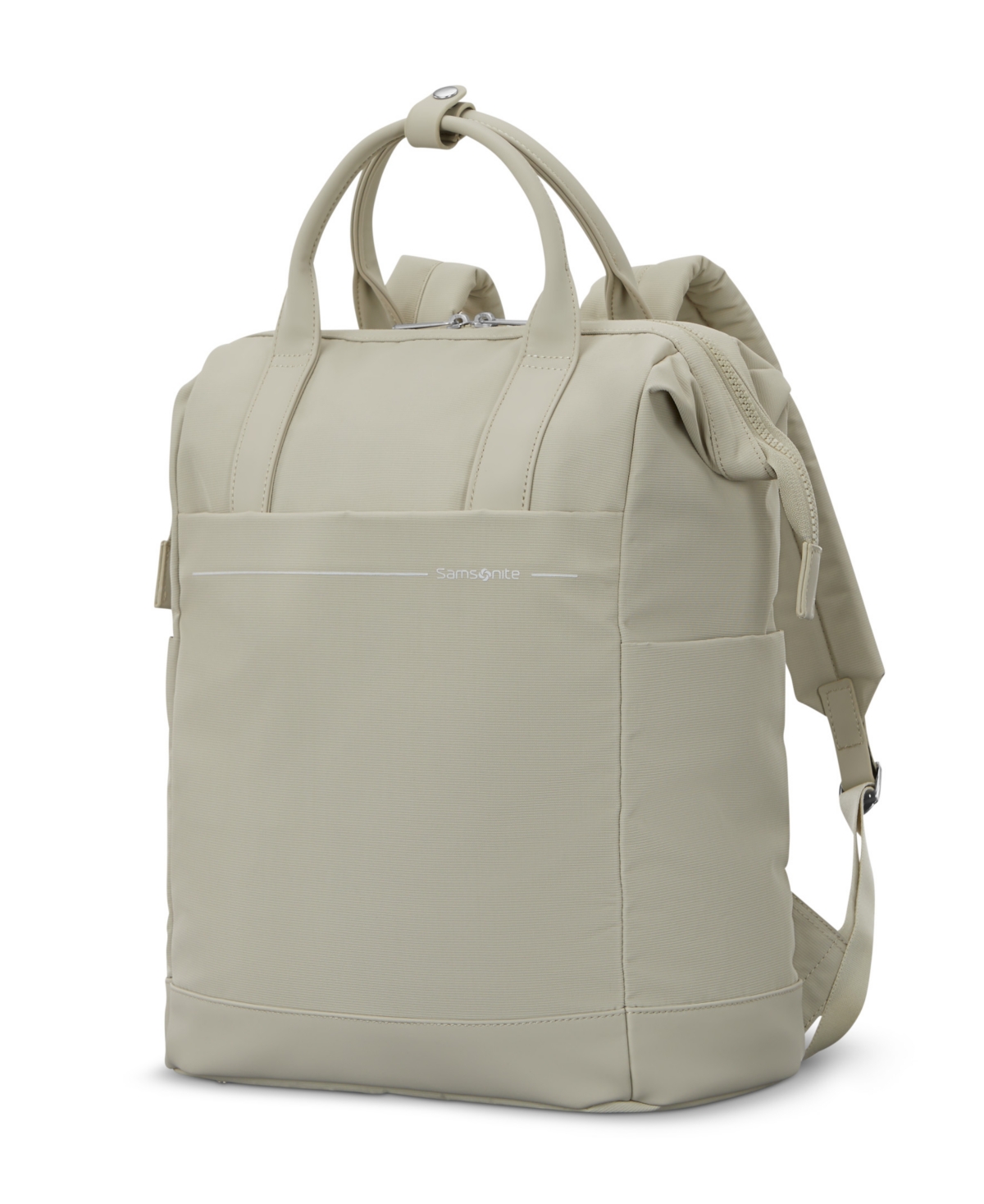 Click here for Samsonite Convertible 16 Backpack - Limestone Gray prices