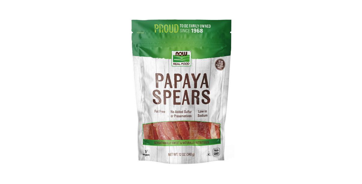 Click here for Now Foods Papaya Spears Low Sugar  12 oz prices