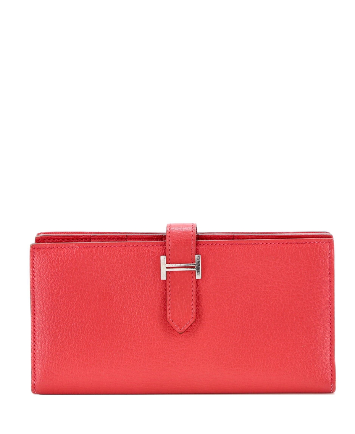Click here for Pre-Owned Hermes Long Bearn Wallet Chevre Mysore -... prices