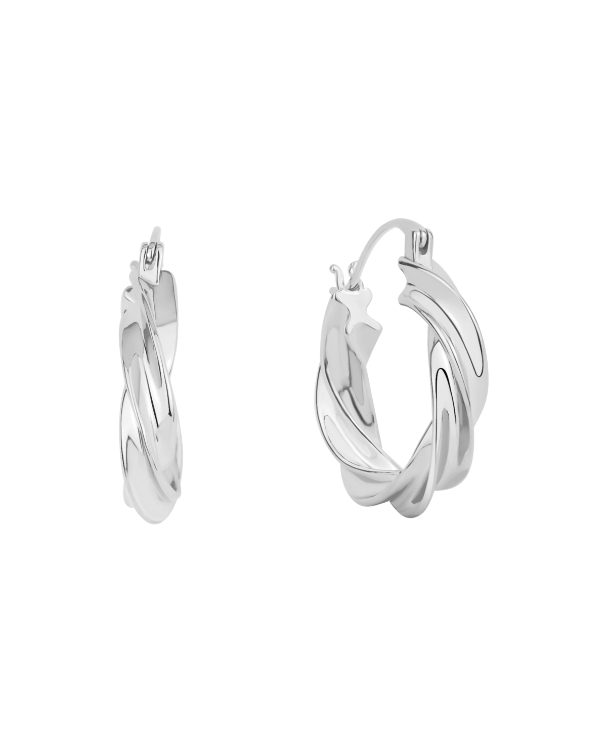Click here for And Now This Twisted Hoop Earrings - Silver prices