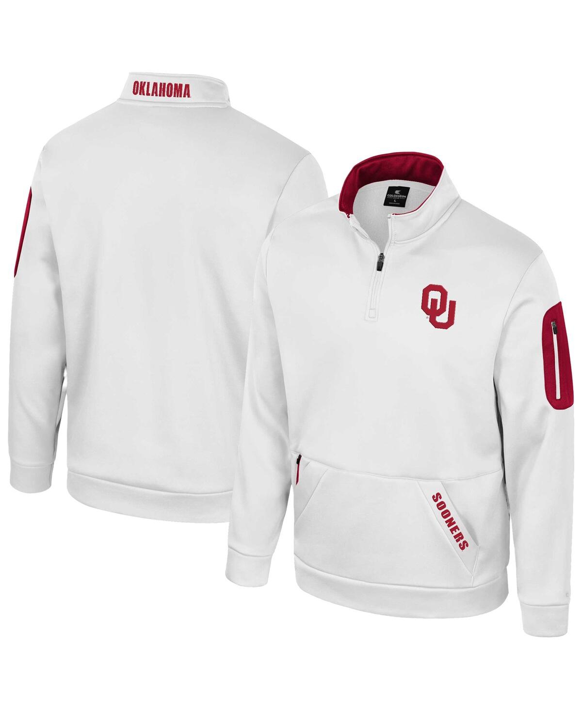 Click here for Colosseum Mens White Oklahoma Sooners Mainframe Qu... prices