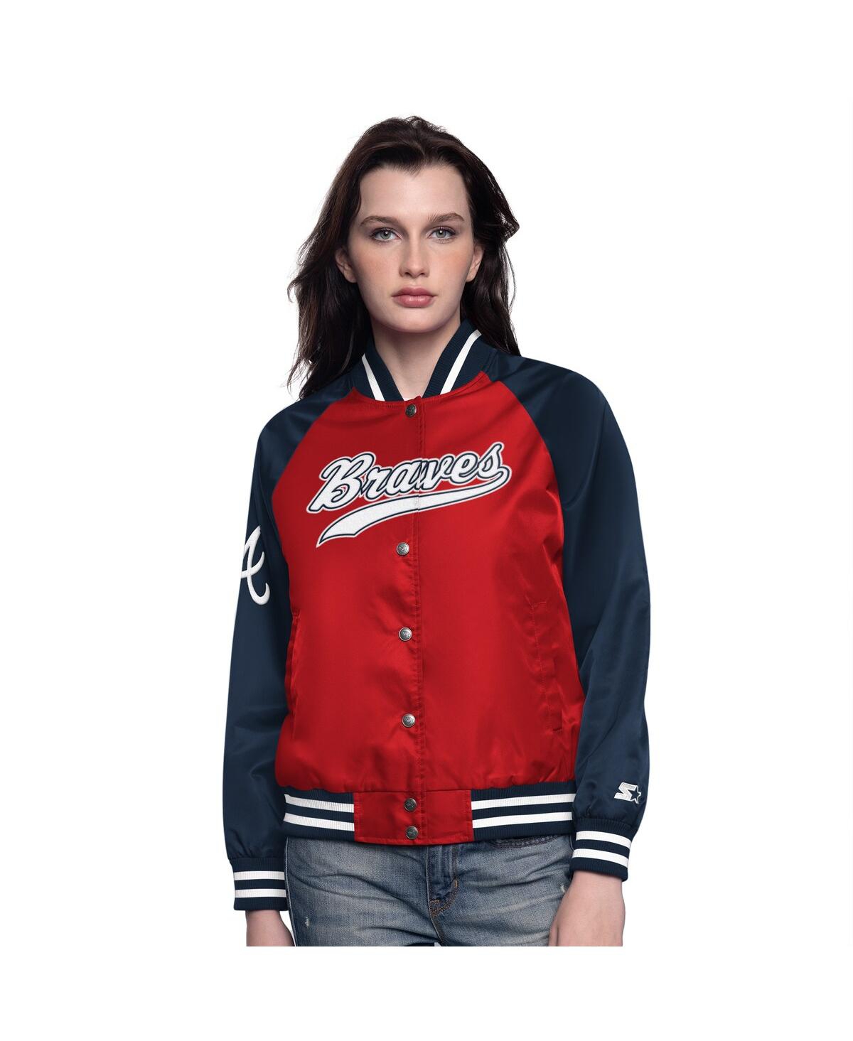 Click here for Starter WomensÂ  Red/Navy Atlanta Braves Home Run... prices