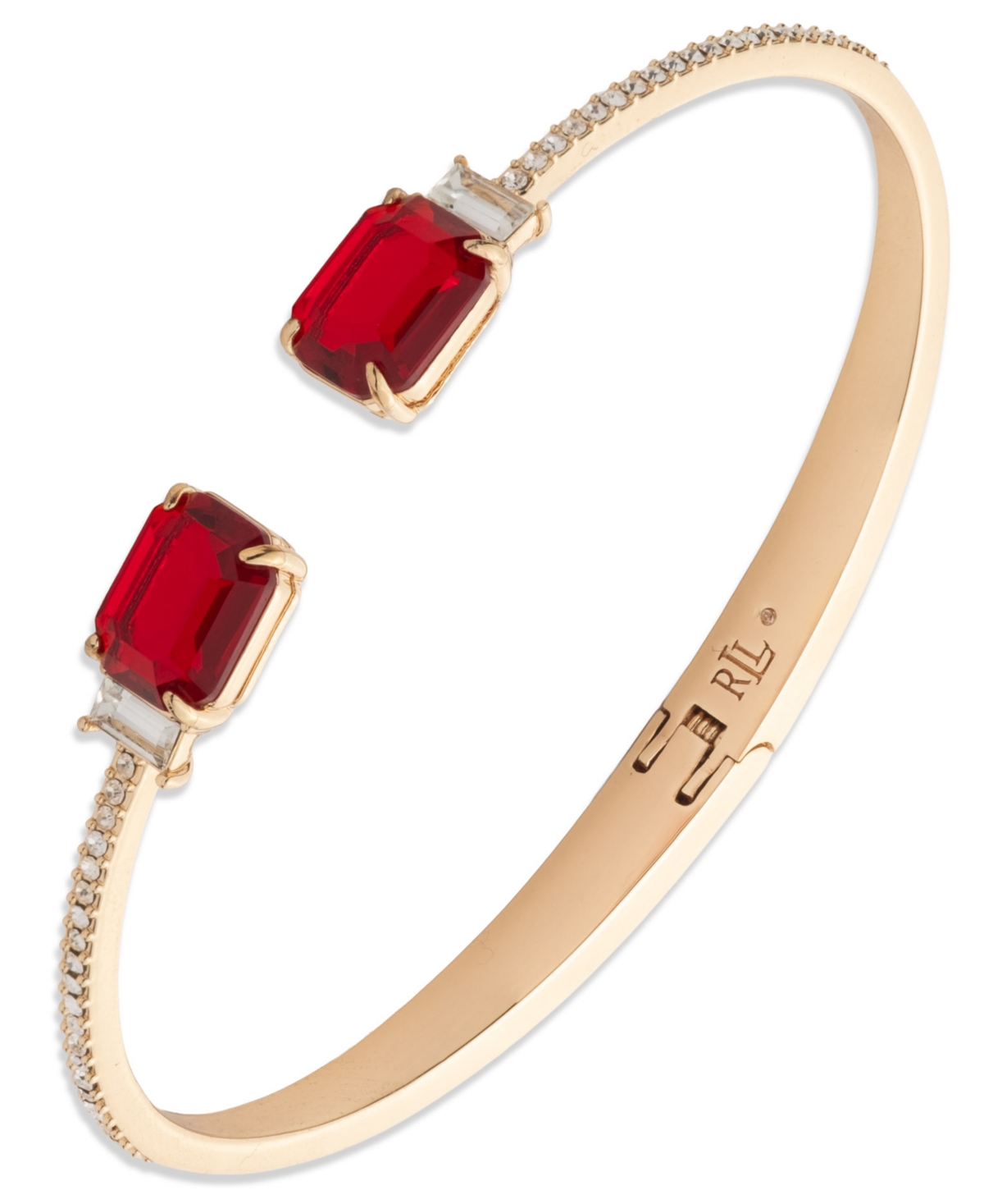 Click here for Lauren Ralph Lauren Crystal Stone Cuff Bracelet -... prices