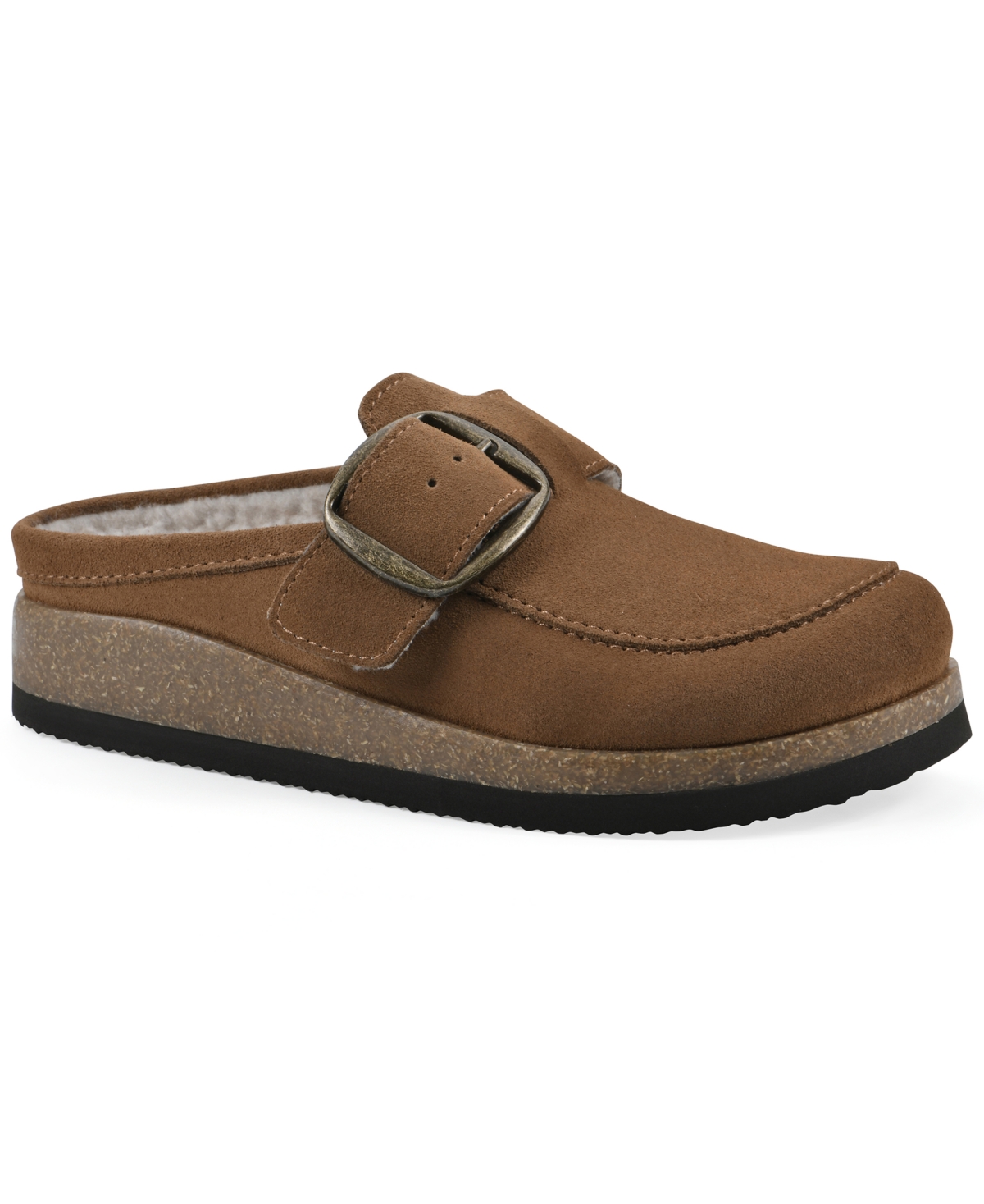 Click here for White Mountain Womens Bueno Slip On Clogs - Chestn... prices