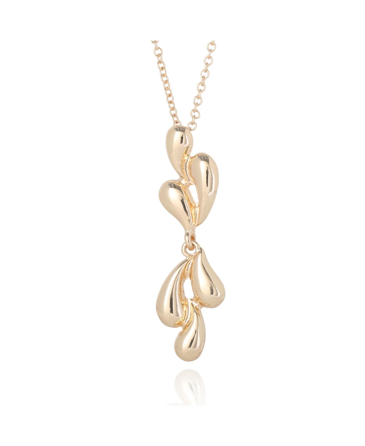 Click here for BCBGeneration Sculptural Drop Pendant Necklace - G... prices