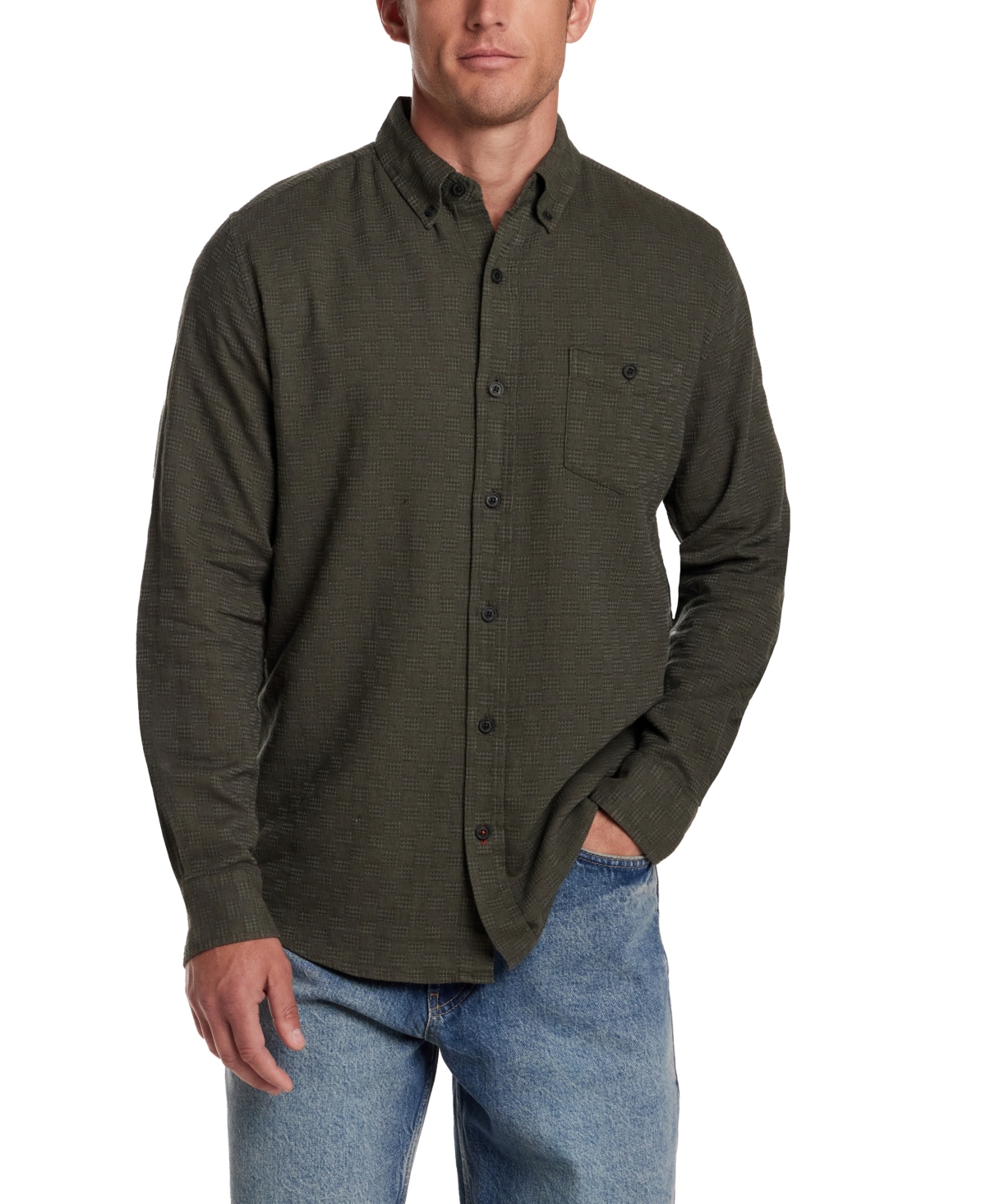 Click here for Weatherproof Vintage Mens Textured Dobby Shirt - K... prices