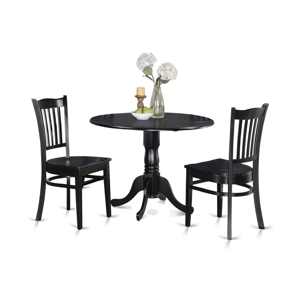 Click here for East West Furniture 3 Pc small Kitchen Table and C... prices