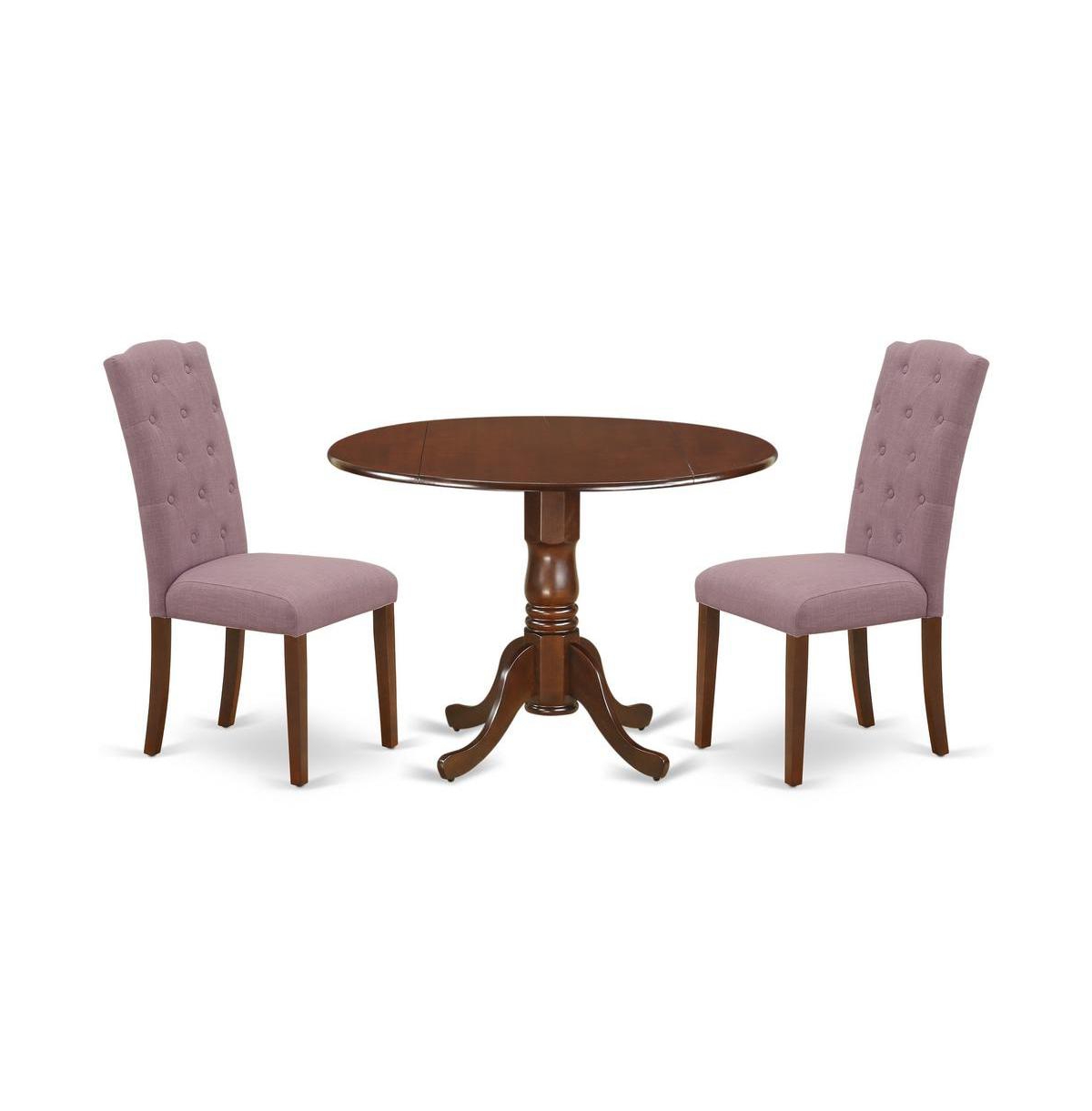 Click here for East West Furniture Dining Room Set Mahogany - Mah... prices