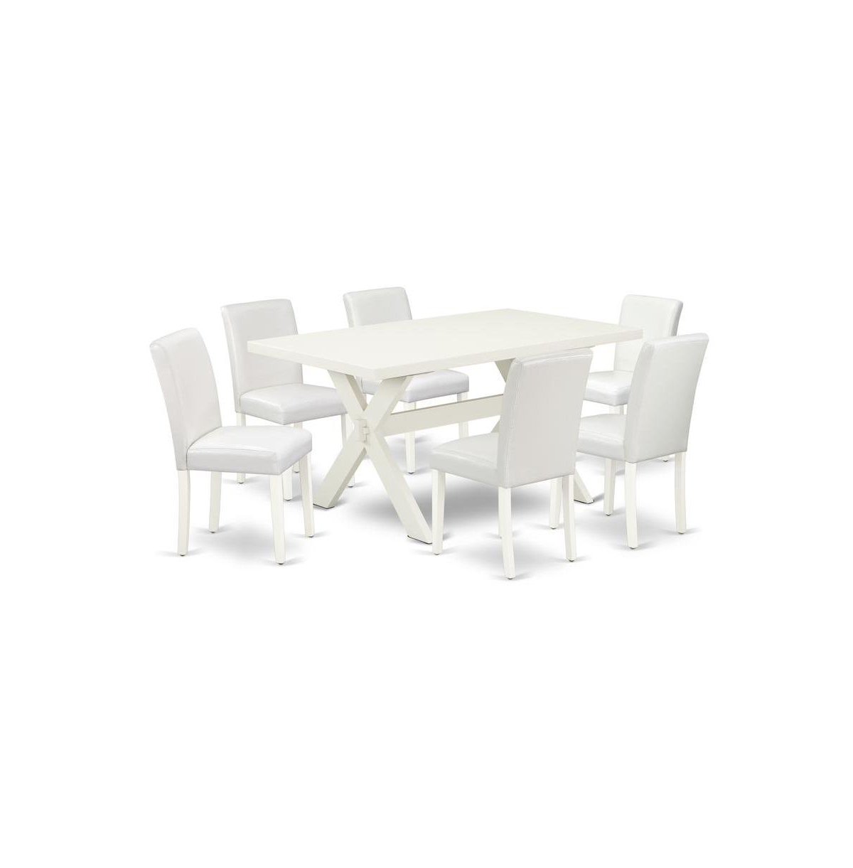 Click here for East West Furniture 7-Piece Beautiful Modern Dinin... prices