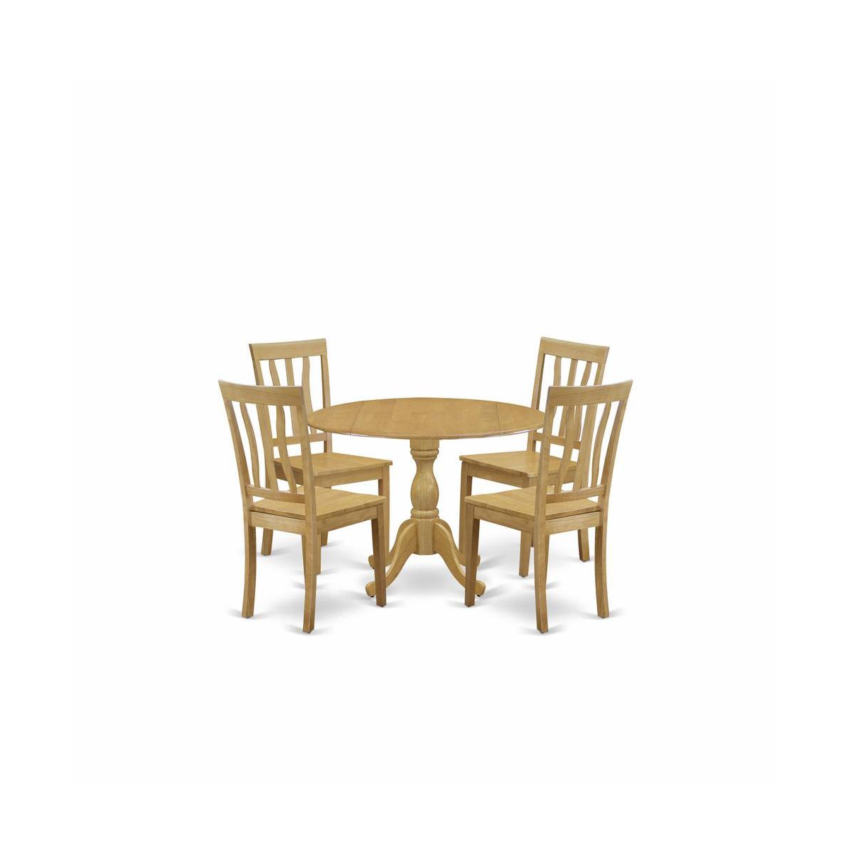 Click here for East West Furniture 5 Pc Dining Room Table Set - O... prices