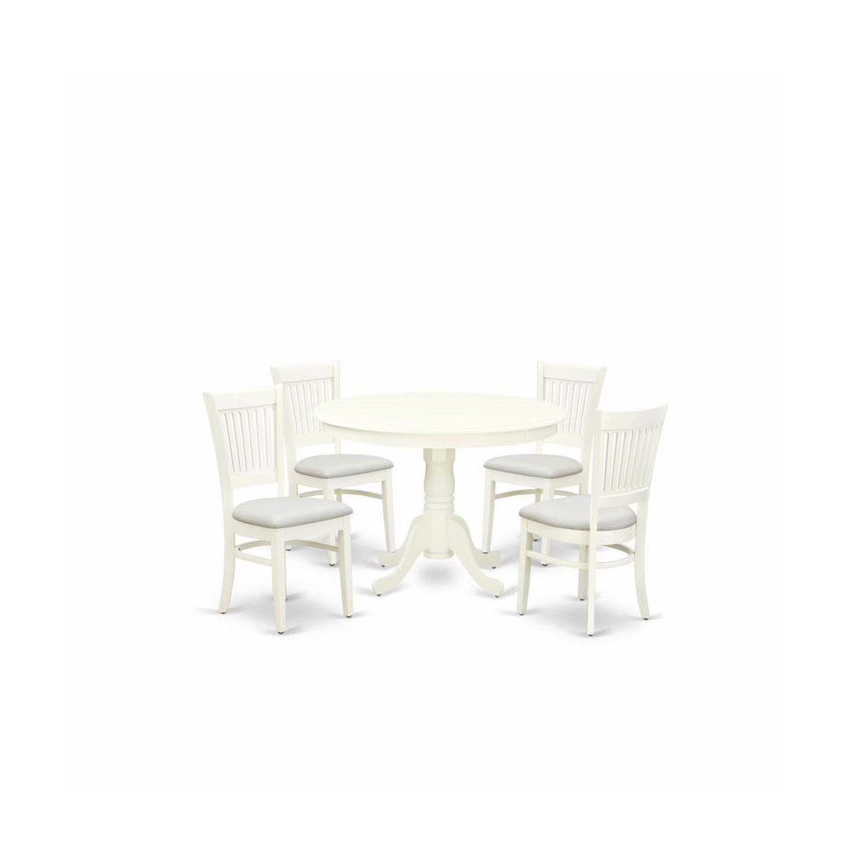 Click here for East West Furniture 5-Pc Dining Room Table Set- 4... prices