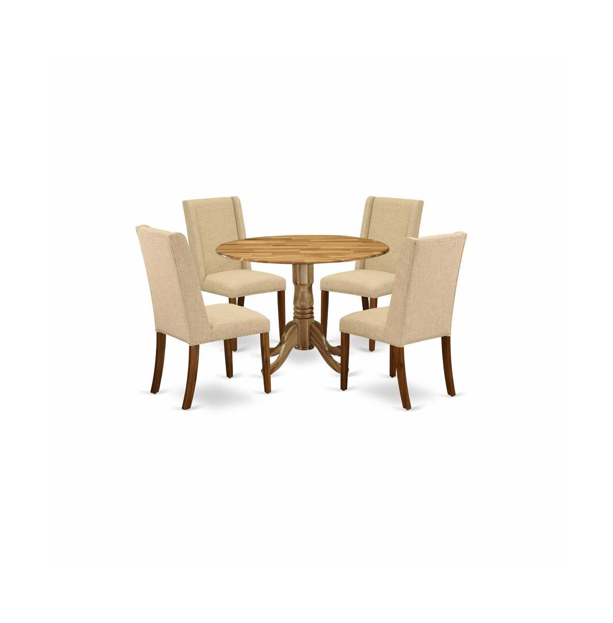 Click here for East West Furniture Dining Room Set Natural - Natu... prices