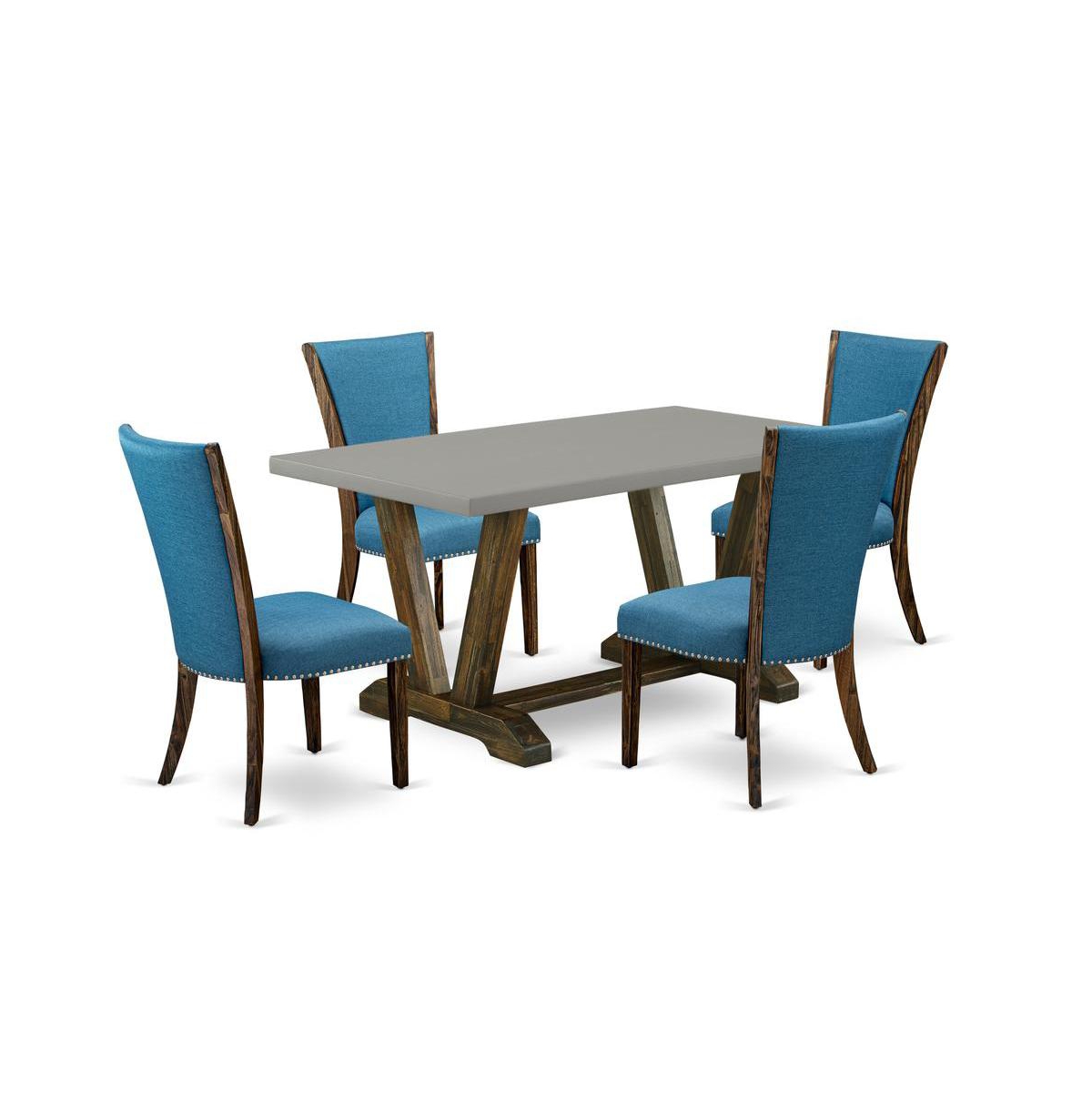 Click here for East West Furniture 5Pc Dining Table Set Offers a... prices