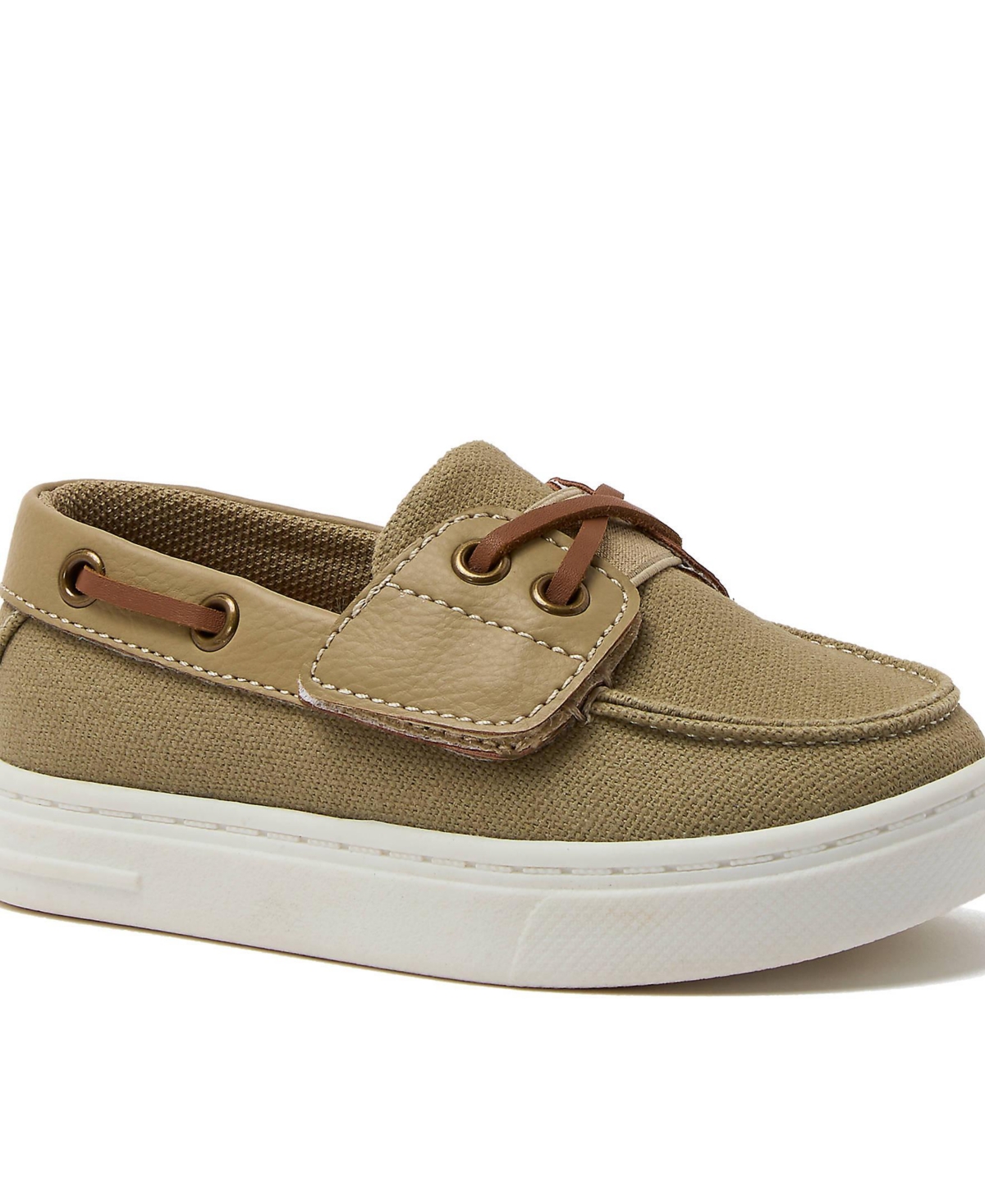Click here for Lands End Little Girls Canvas Easy On Boat Shoes -... prices