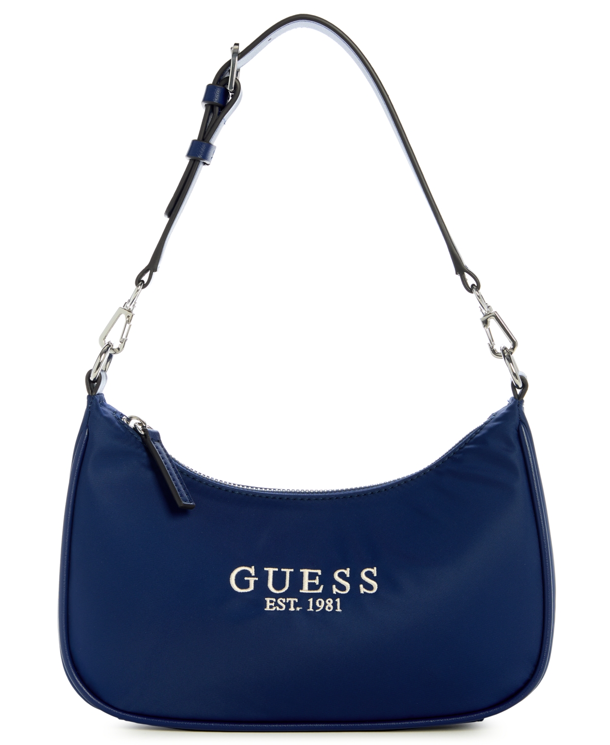 Click here for Guess Arona Small Shoulder Bag - Navy prices
