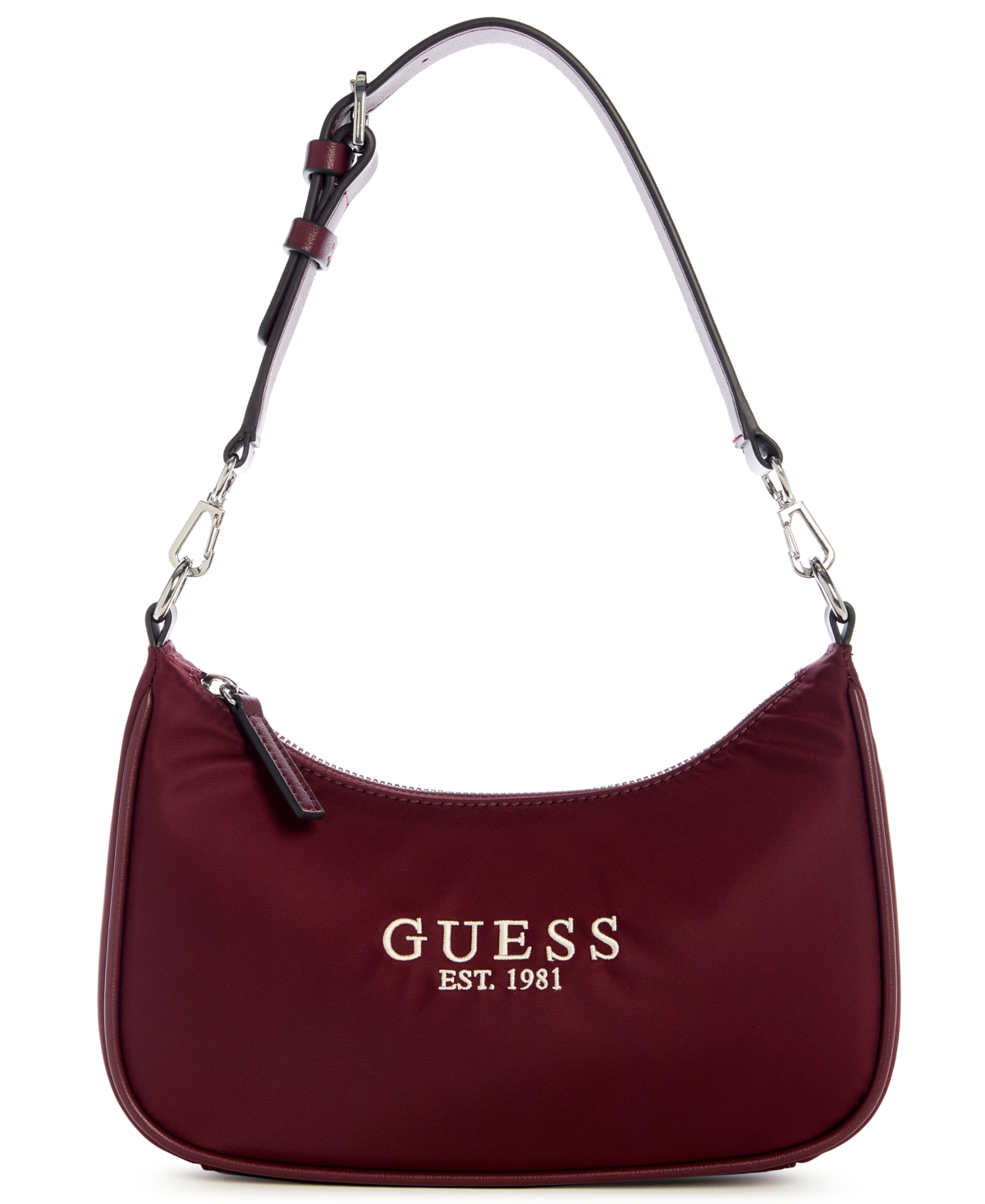 Click here for Guess Arona Small Shoulder Bag - Dark Red prices