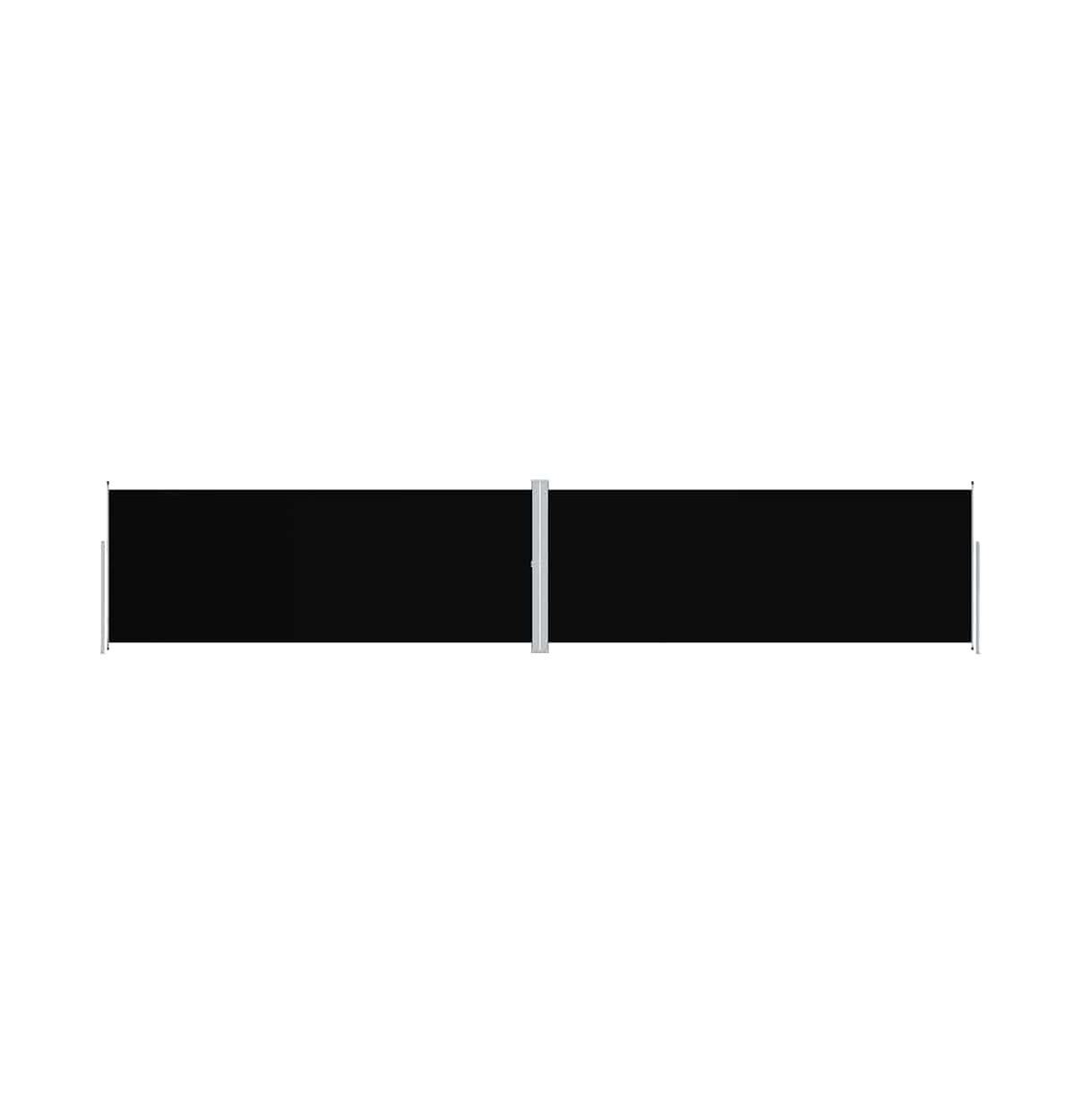 Click here for vidaXL Side Awning Black Polyester  Pu coated 78.7... prices