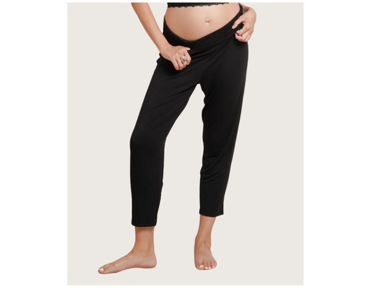 Click here for Nom Maternity Max Tapered Lounge Pants - Black prices
