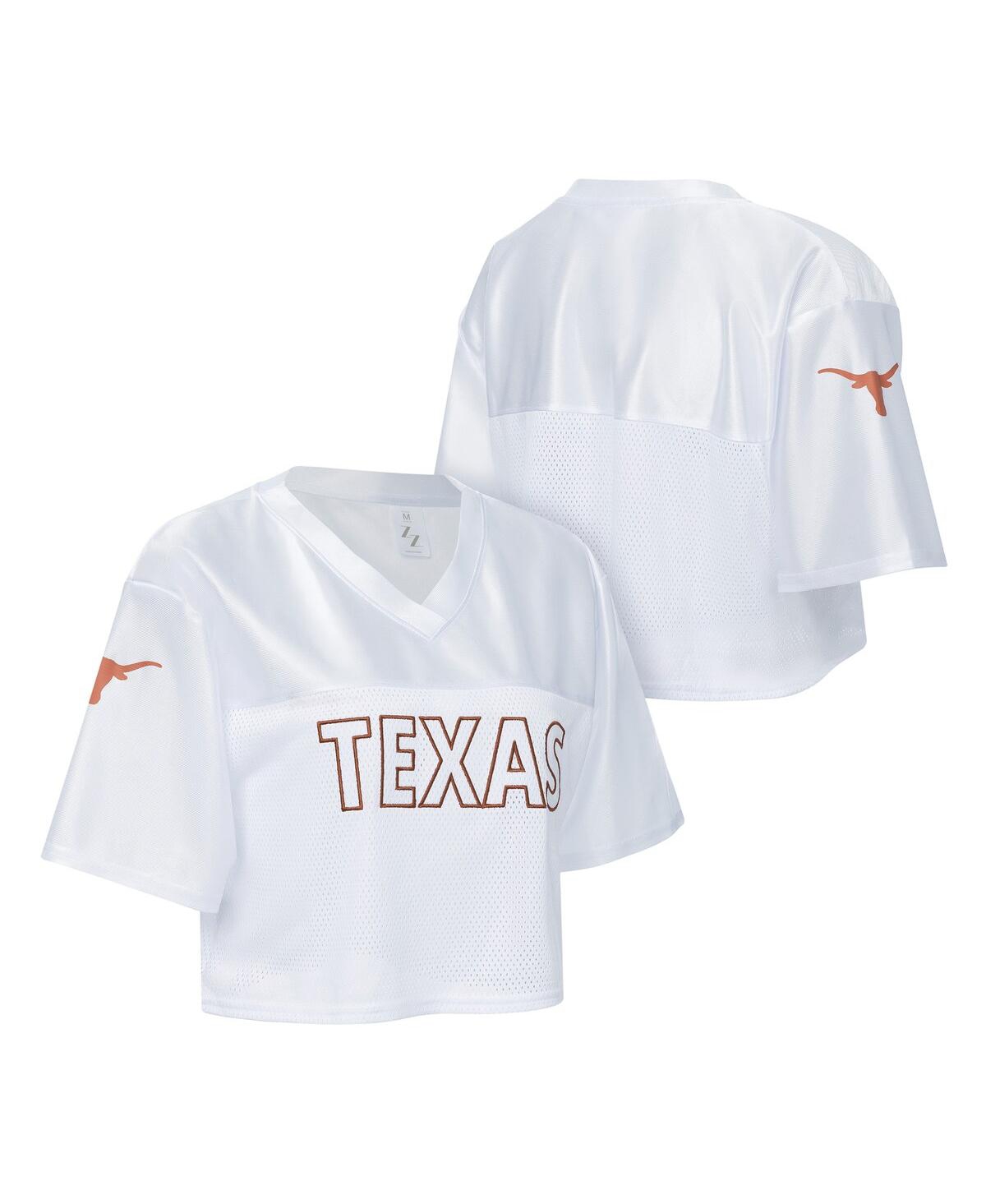 Click here for ZooZatz Womens White Texas Longhorns Mesh Cropped... prices