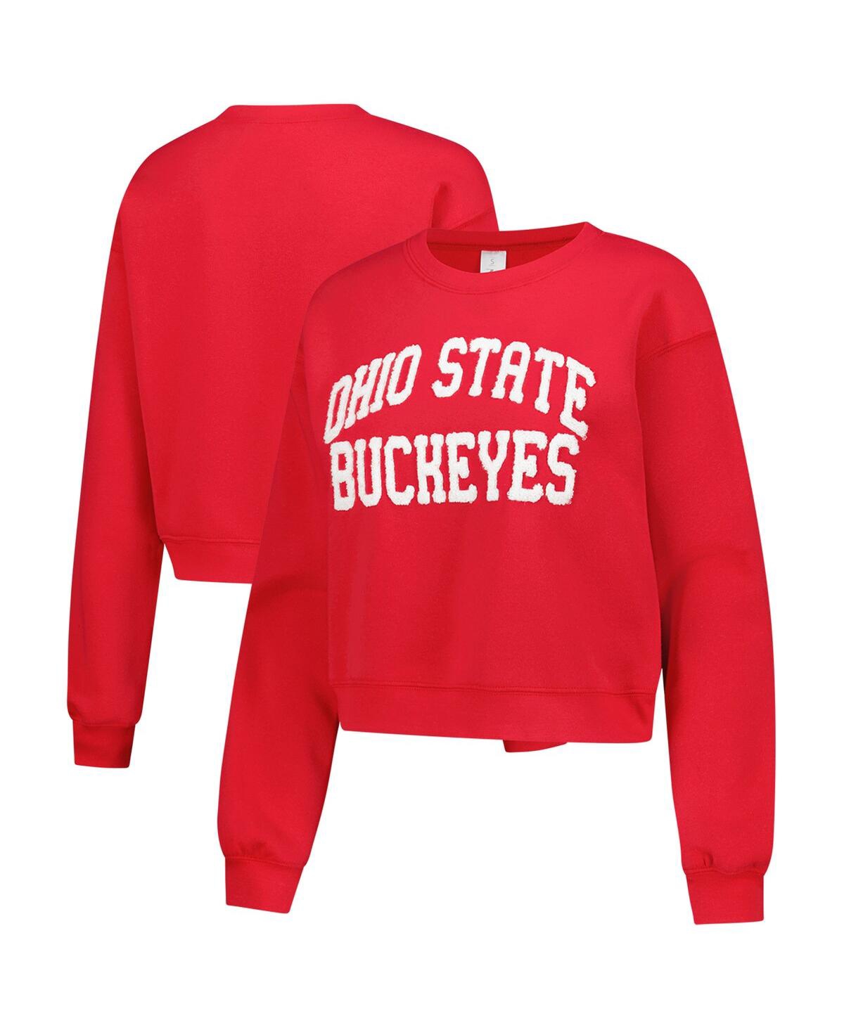 Click here for ZooZatz Womens Scarlet Ohio State Buckeyes Chenill... prices