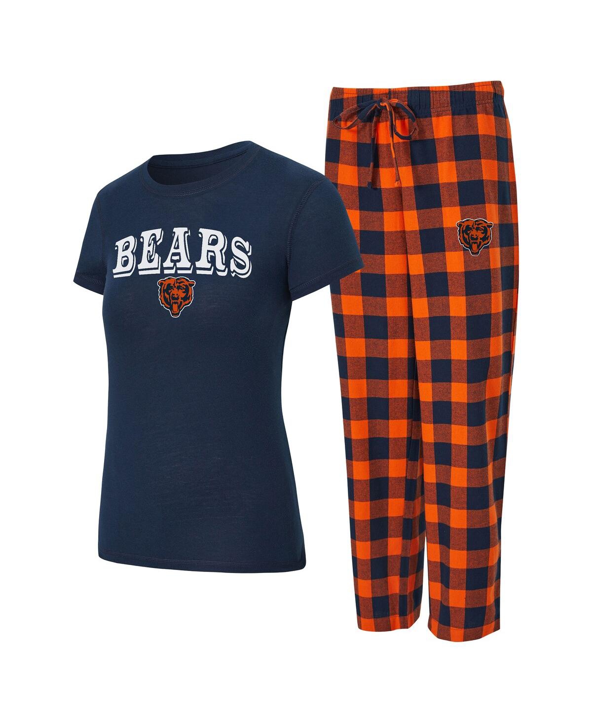 Click here for Concepts Sport Womens 2-Piece Navy/Orange Chicago... prices