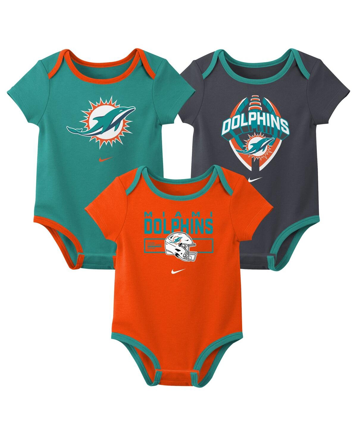 Click here for Nike Baby Boys and Girls 3-Piece Miami Dolphins Bo... prices