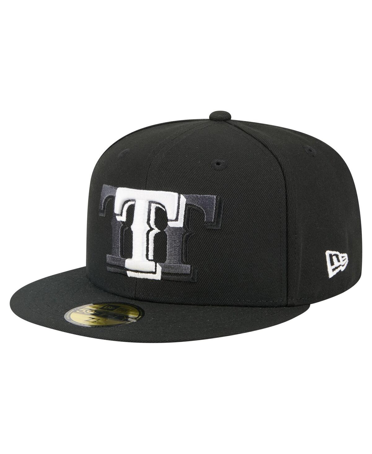 Click here for New Era Mens Black Texas Rangers Tri-Hit 59FIFTY F... prices