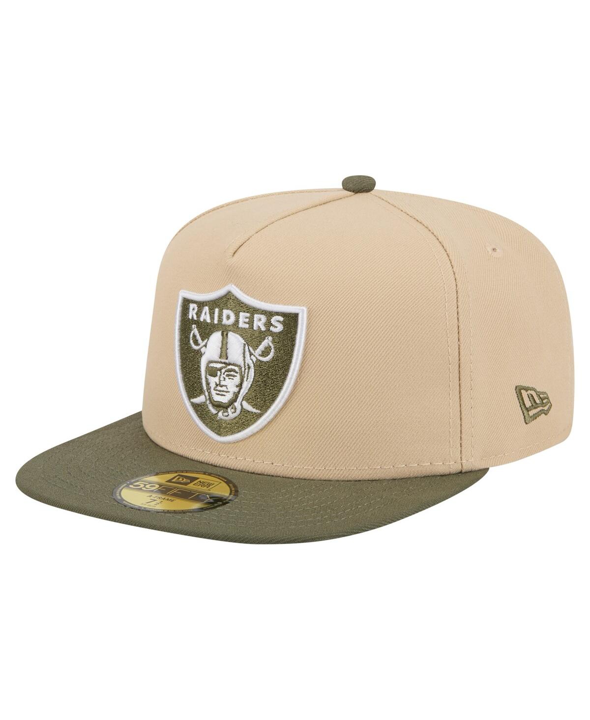 Click here for New Era Mens Beige/Olive Las Vegas Raiders Color P... prices