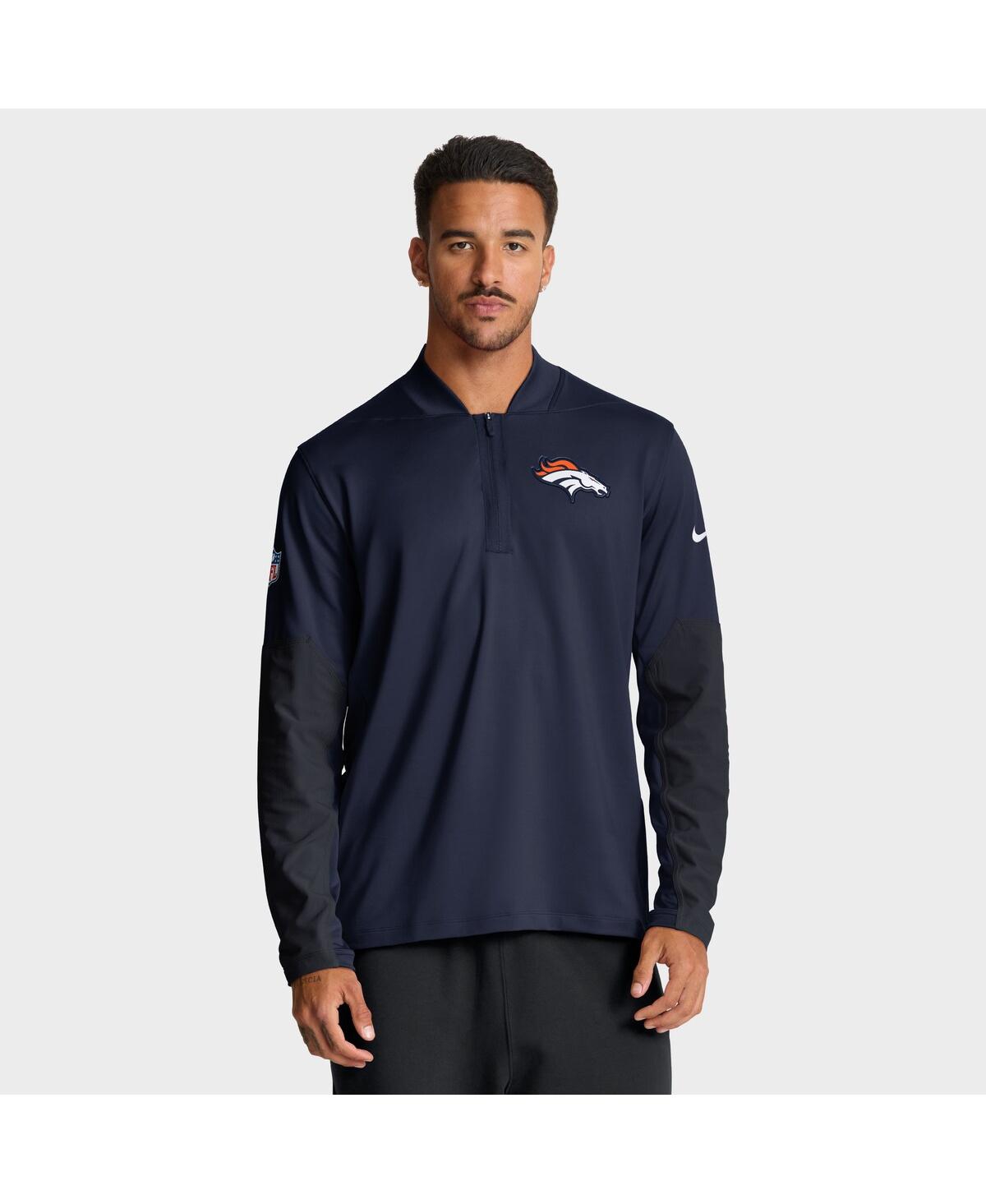 Click here for Nike Mens Navy Denver Broncos Sideline Dri-fit Hal... prices
