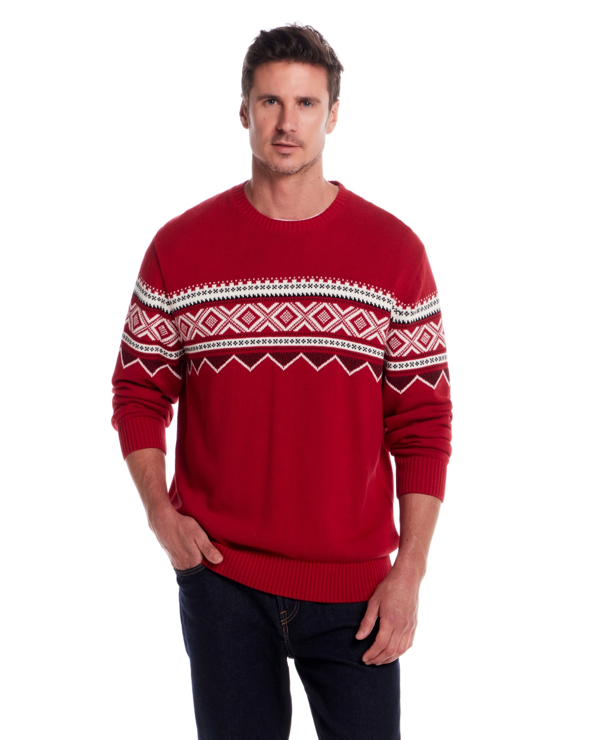 Click here for Weatherproof Vintage Mens Crewneck Sweater - Tarta... prices