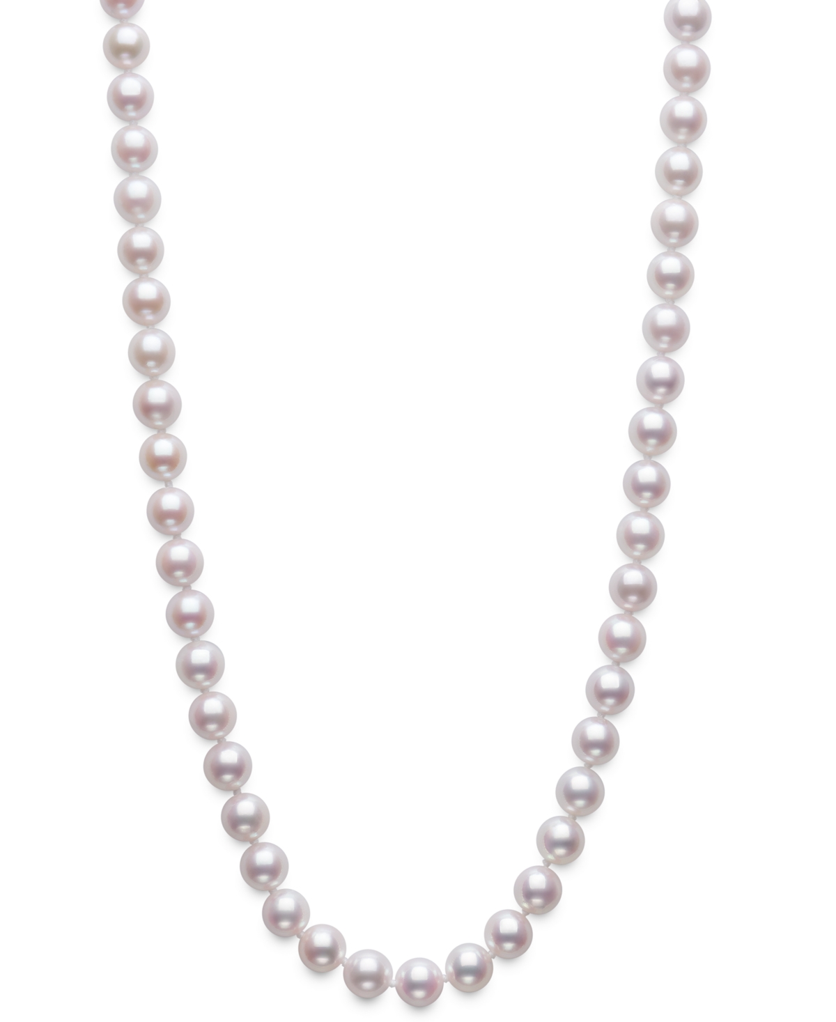 Click here for Belle de Mer Cultured Akoya Pearl (7-7.5mm) Neckla... prices