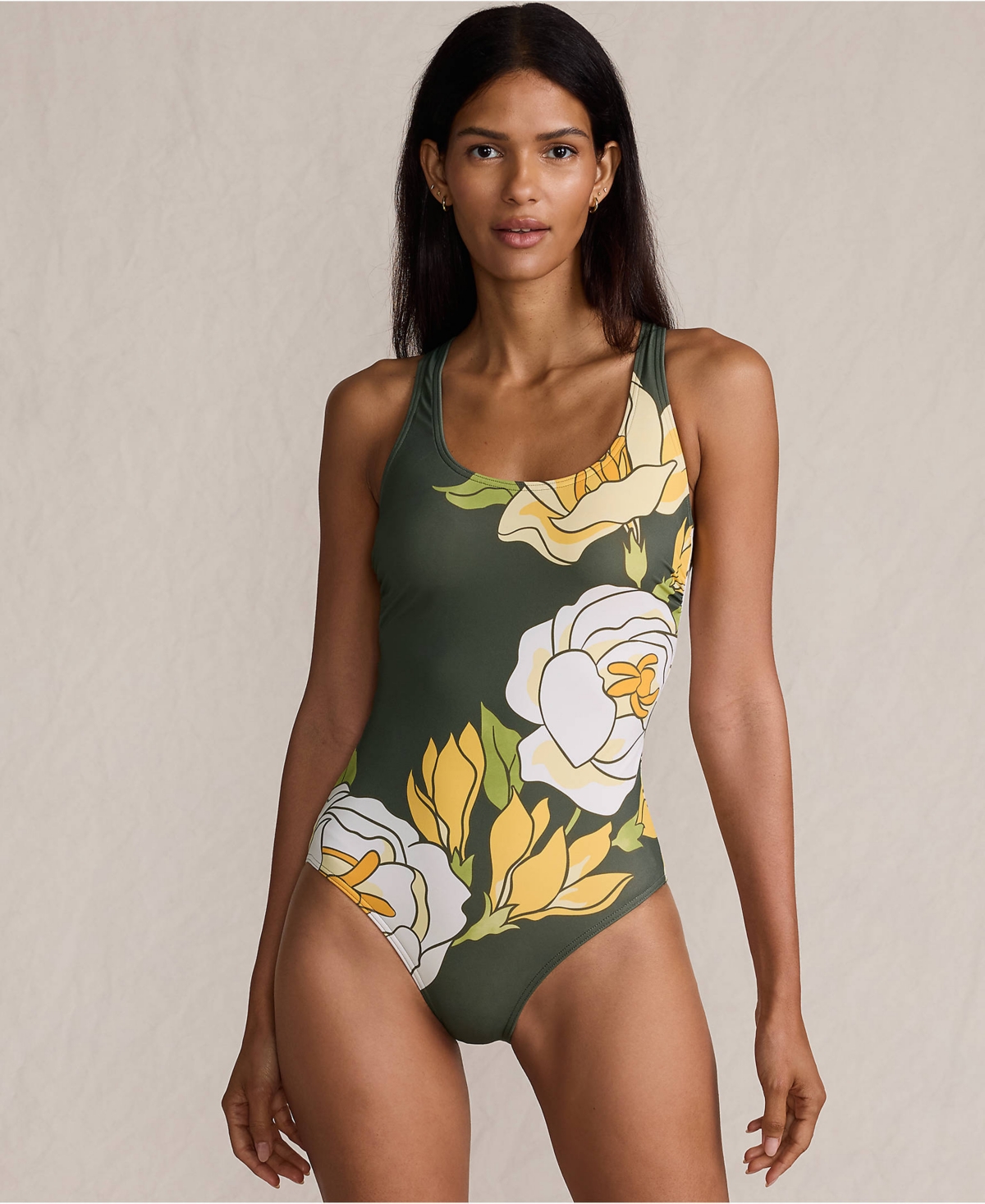 Click here for Lands End Womens Petite Tugless X-Back One Piece S... prices