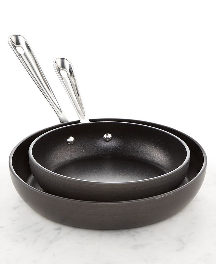 All-Clad HA1 Hard Anodized 8" & 10" 2PC Fry Pan Set - Macy's