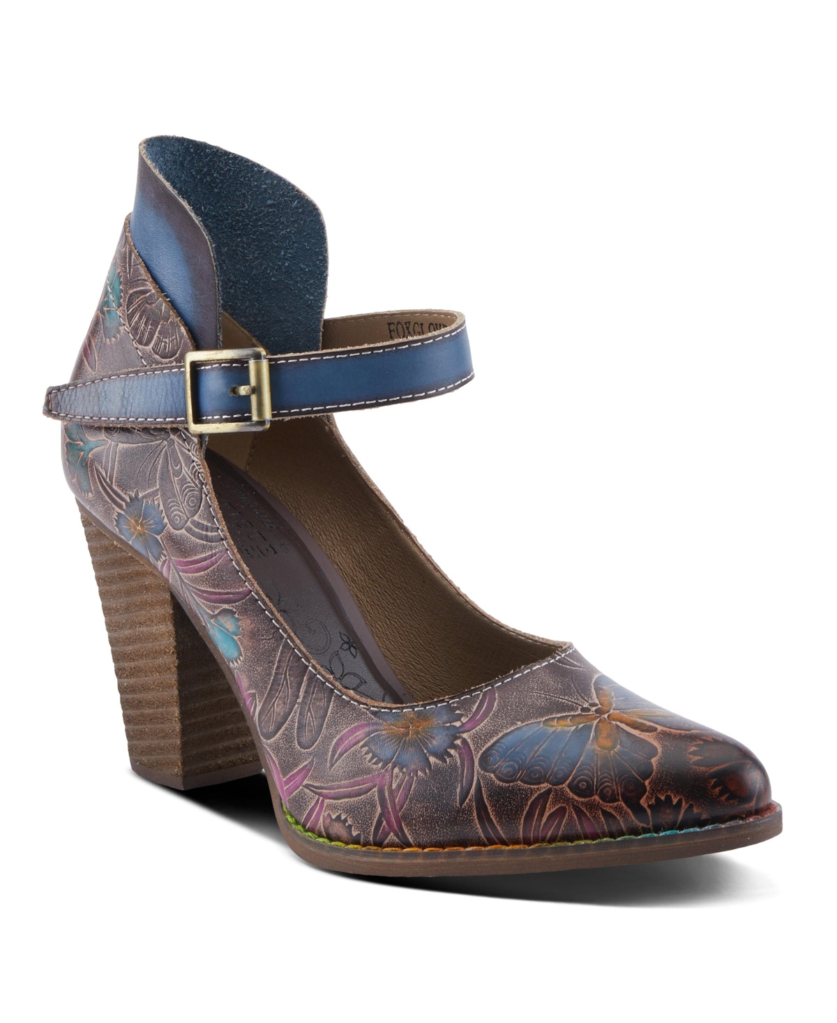 Click here for L Artiste Women s Foxglove Leather Pumps with Flor... prices