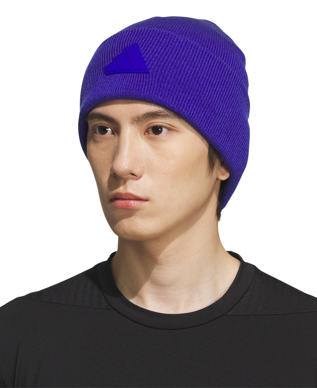 Click here for adidas Mens Postseason Logo Beanie - Semi Lucid Bl... prices