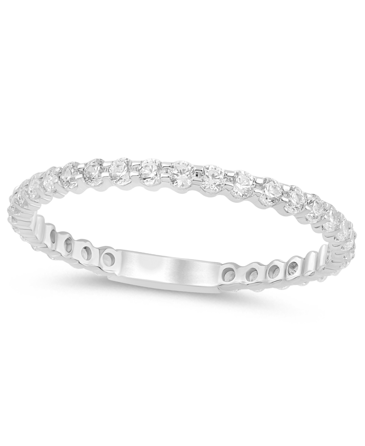 Click here for Macys Diamond Band Ring (1/2 ct. t.w.) in 14K Whit... prices