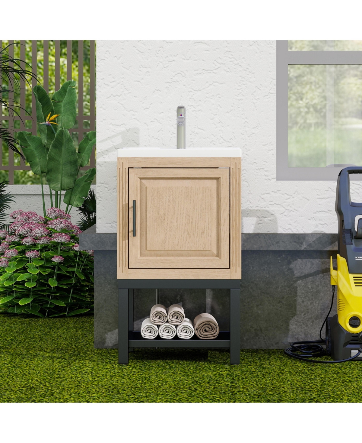Click here for Small Bathroom Vanity with Sink Hot and Cold Bathr... prices