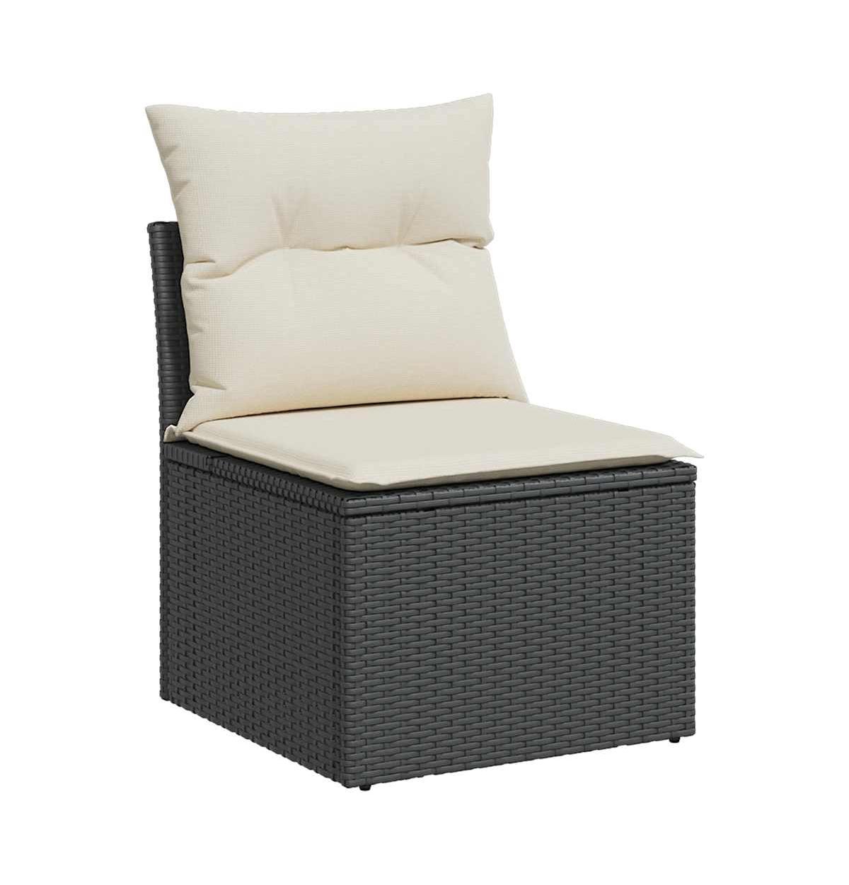Click here for Garden Chair Black  Cream White prices