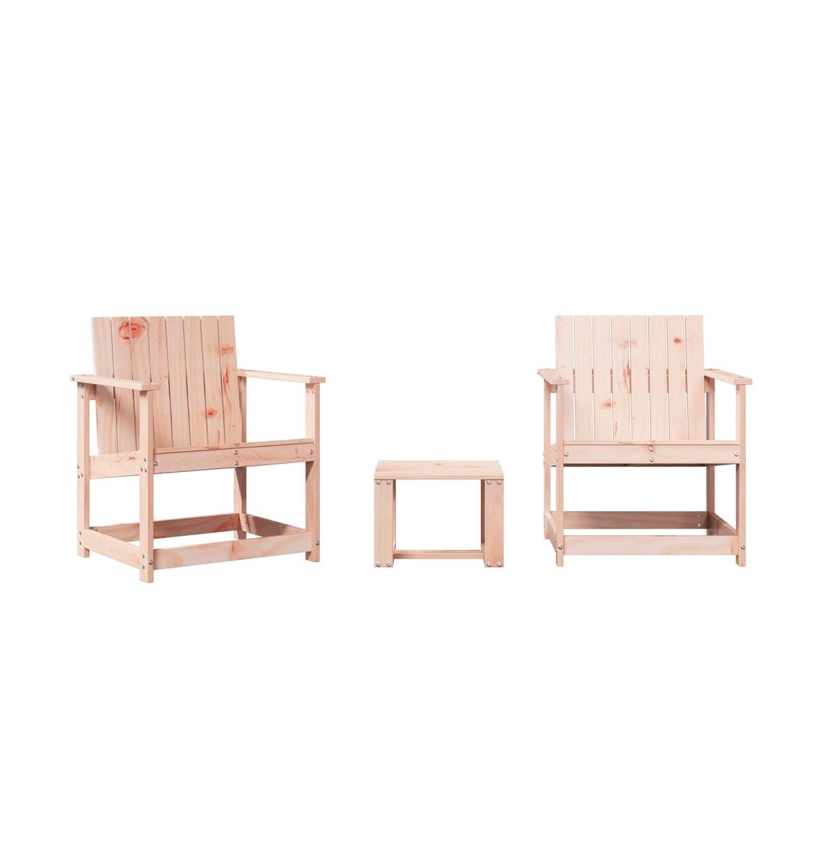 Click here for Garden Lounge Set Natural Wood Solid Douglas Fir w... prices